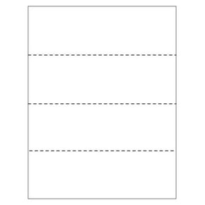 Perforated Paper for Office Supplies in Multiple Sizes and Colors
