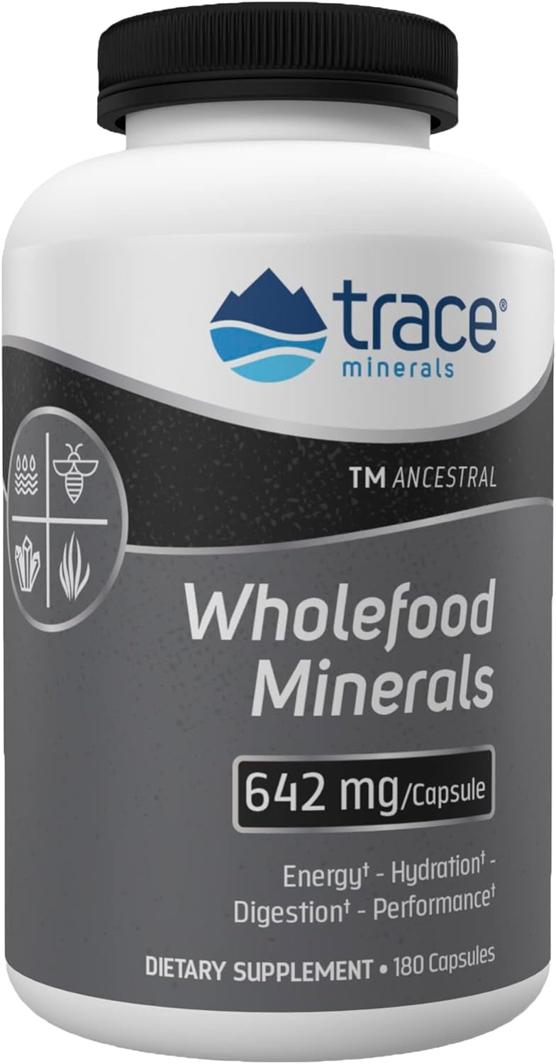 TM ANCESTRAL Minerals Capsules, 180ct, 642mg - Supports Hydration ...