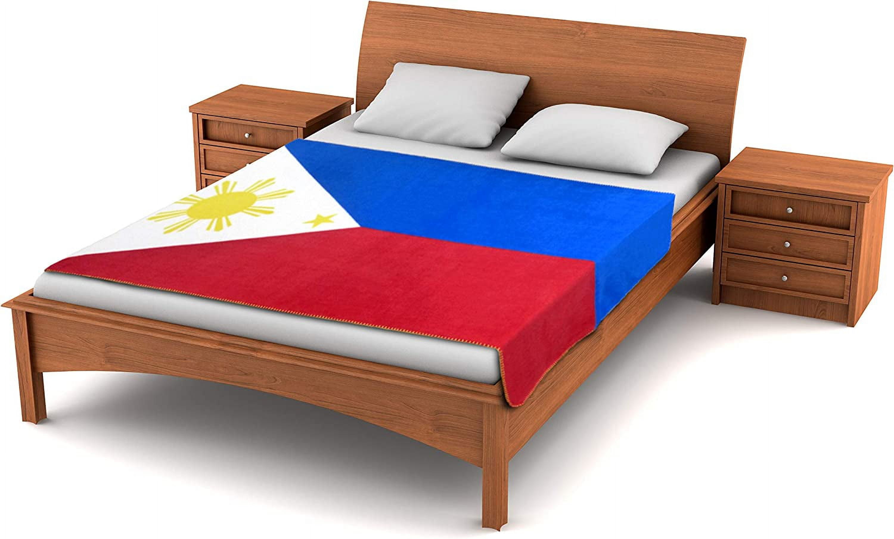 TM Philippines Flag Fleece Blanket - 80-inches x 50-inches - Oversized ...