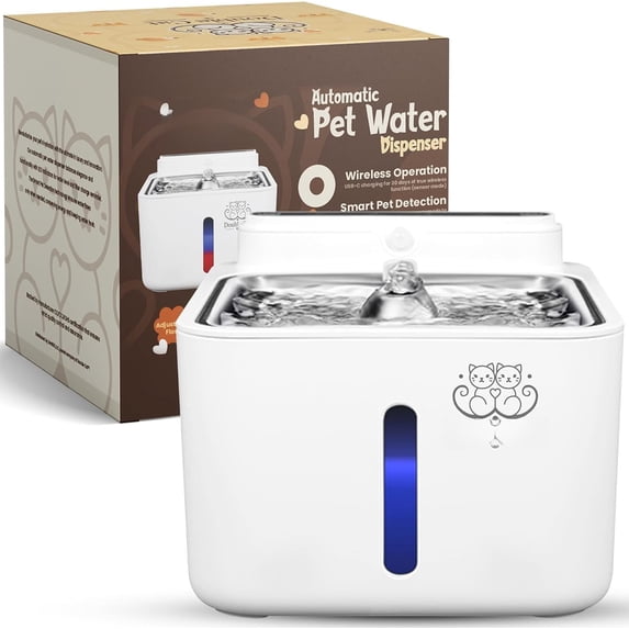 (TM) and Water Fountain, Automatic, 108oz/3.2L, Pet Detection, , Quiet ...