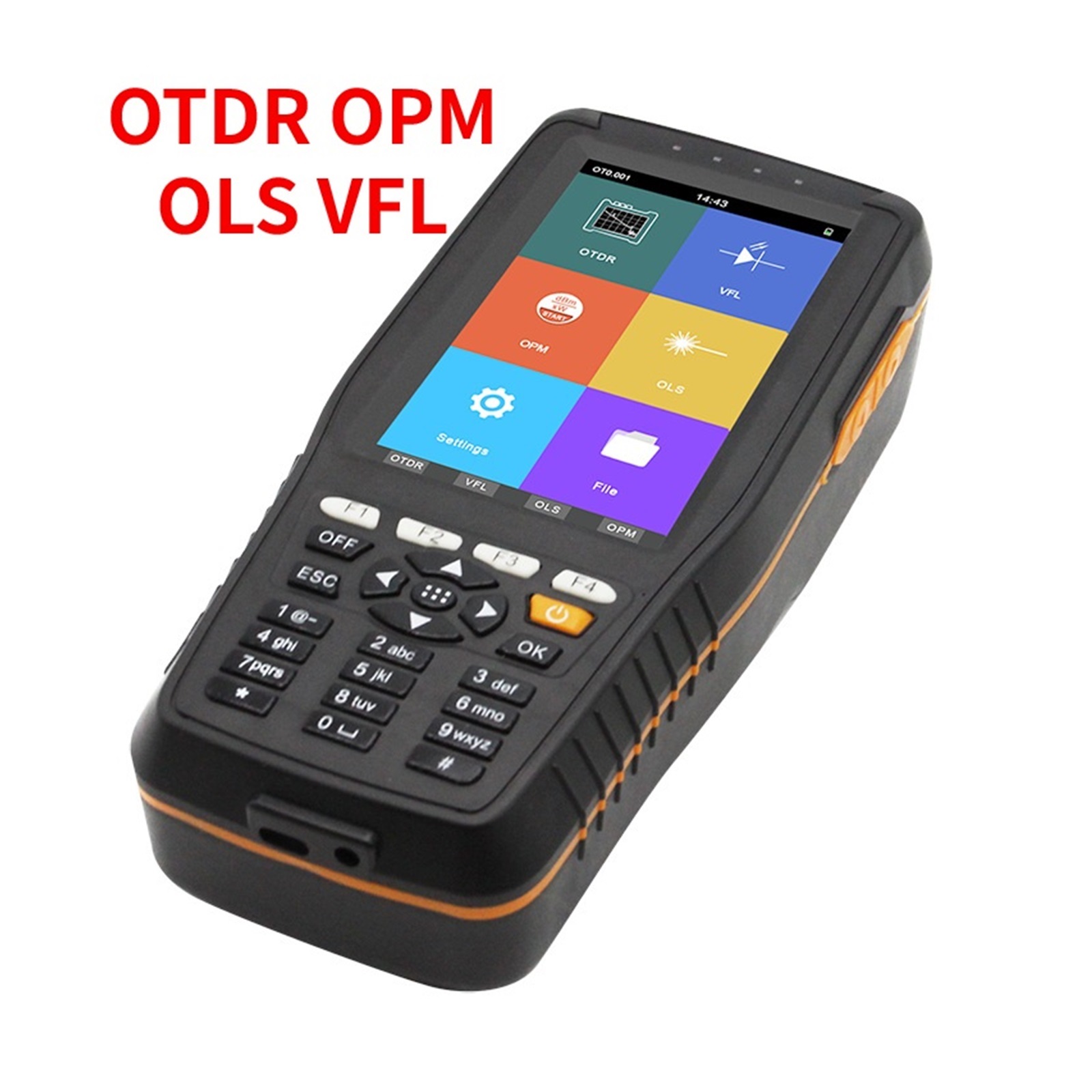 TM290T Smart OTDR OPM OLS VFL Tester With 4inch Touch Screen Tester ...