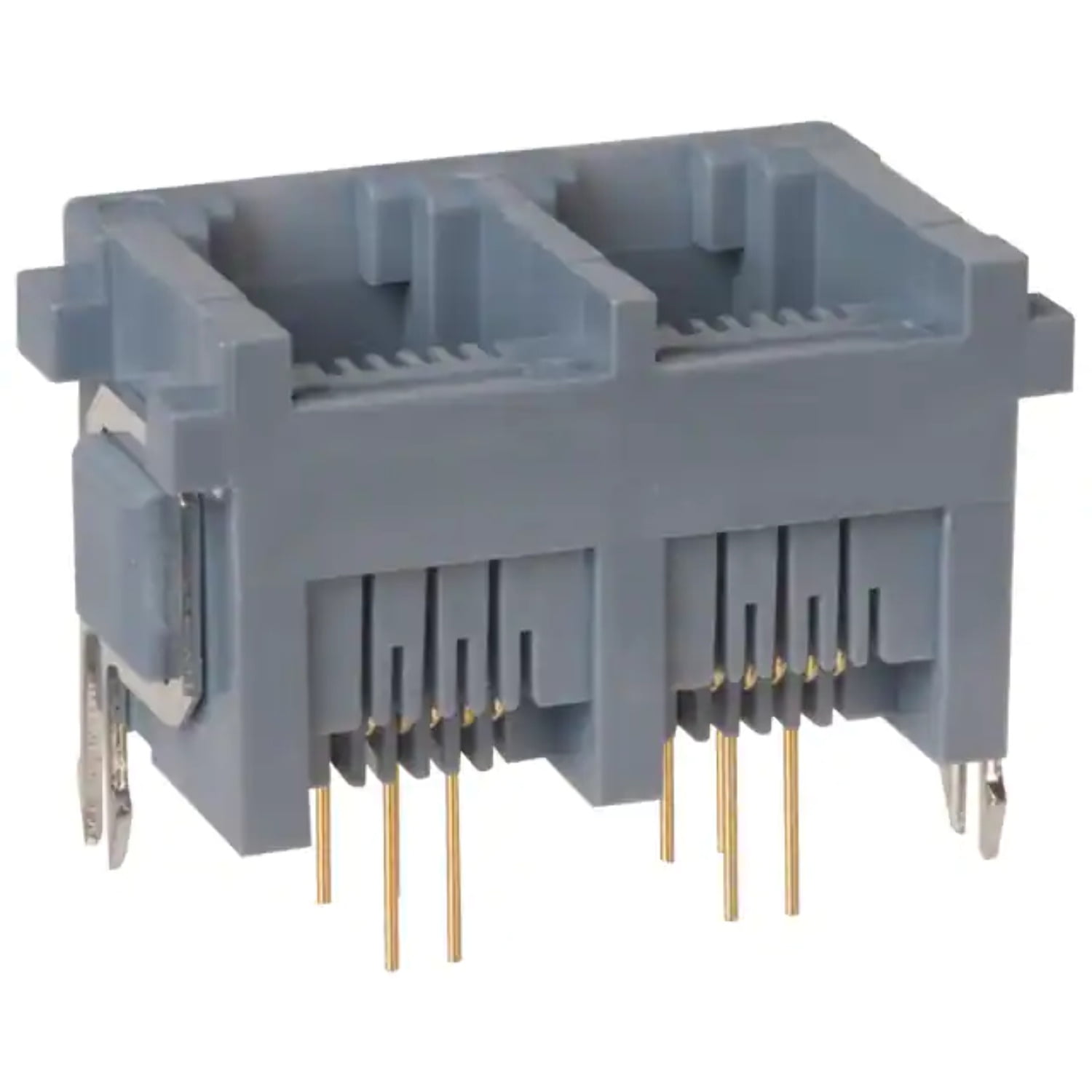 TM2RE-1208 Connector Jack Modular 6P4C Vertical Unshielded - Walmart.com