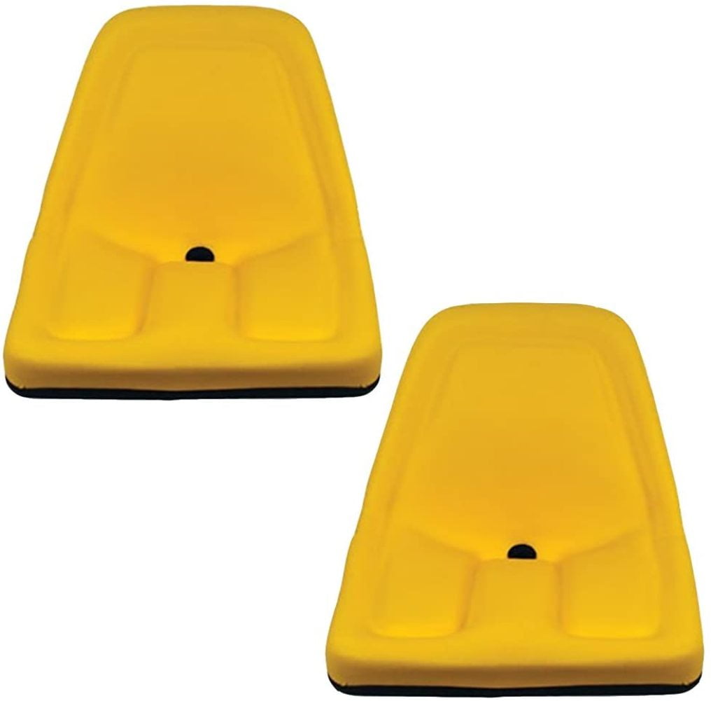 TM333YL (2) Pack of Yellow Michigan Seats for John Deere Gator Lawn ...