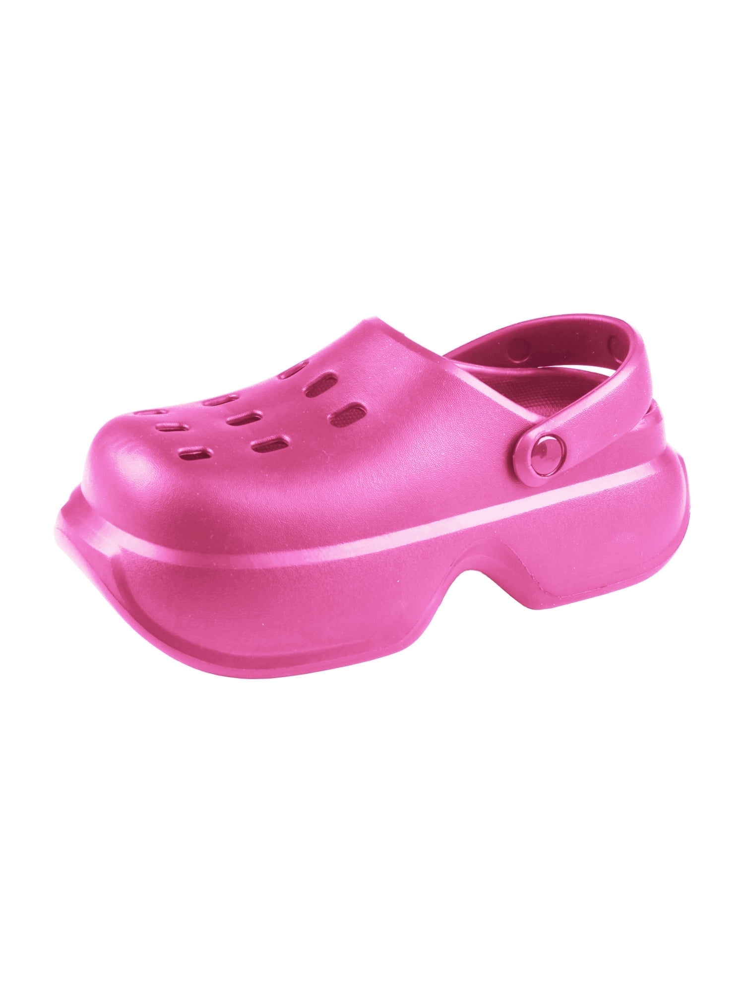 TMA EYES Women's Summer Clogs with Rotatable Buckle Lightweight Garden Shoes Slip-On Platform ...