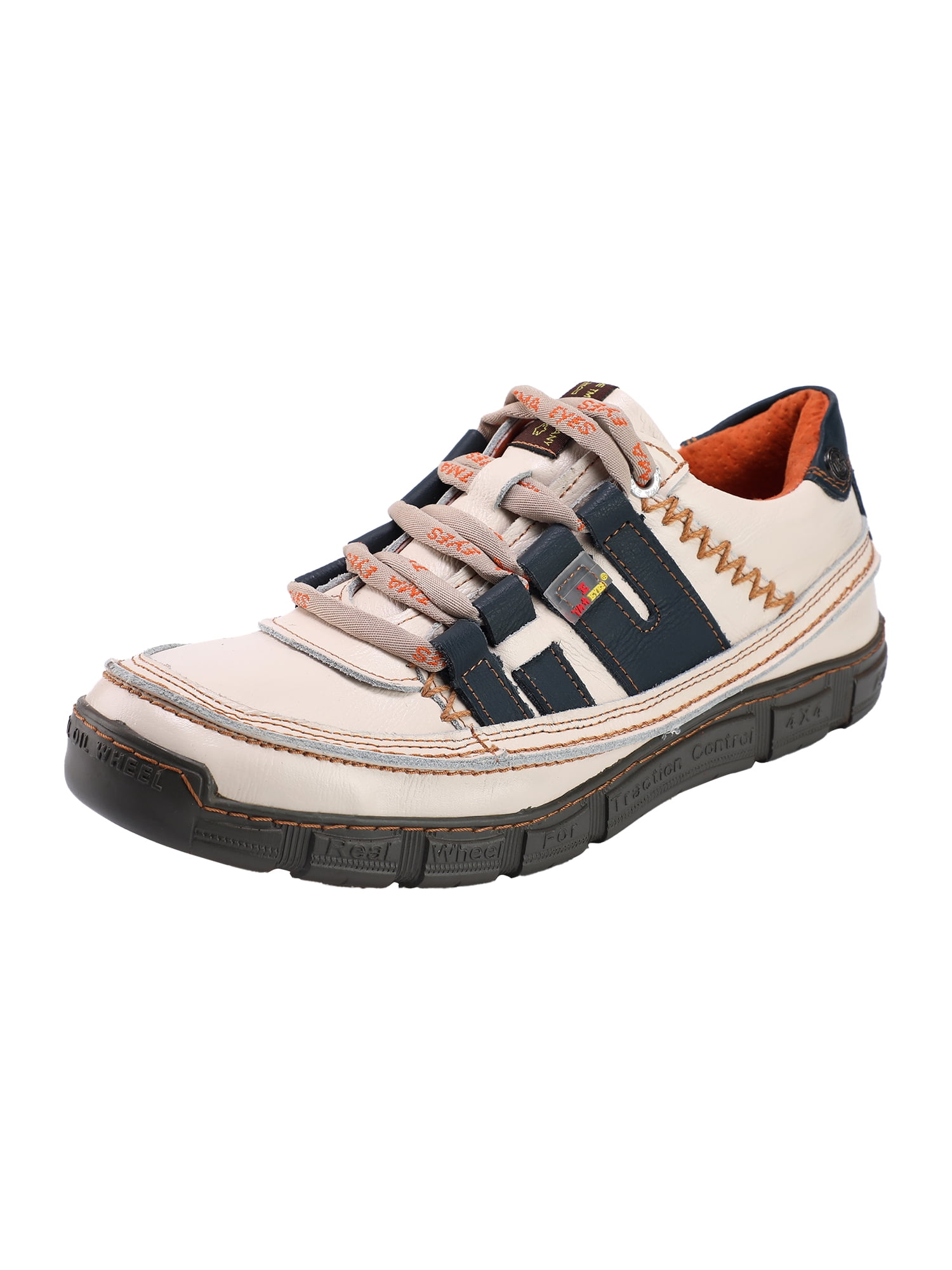 TMA EYES Hand Stitching Leather Men's Sneaker - Walmart.com