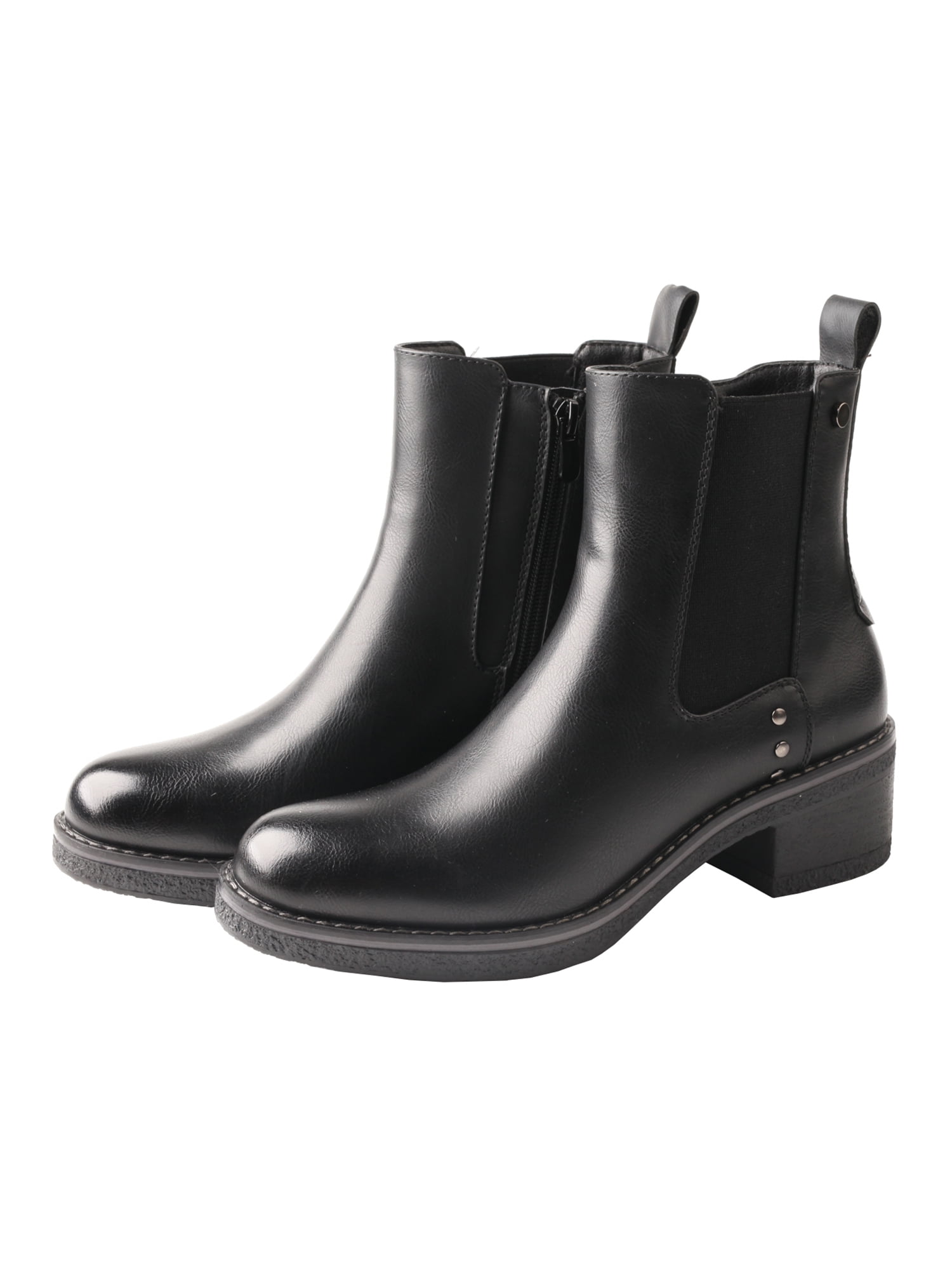 TMA EYES Stylish Zipper Ankle Boots - Walmart.com