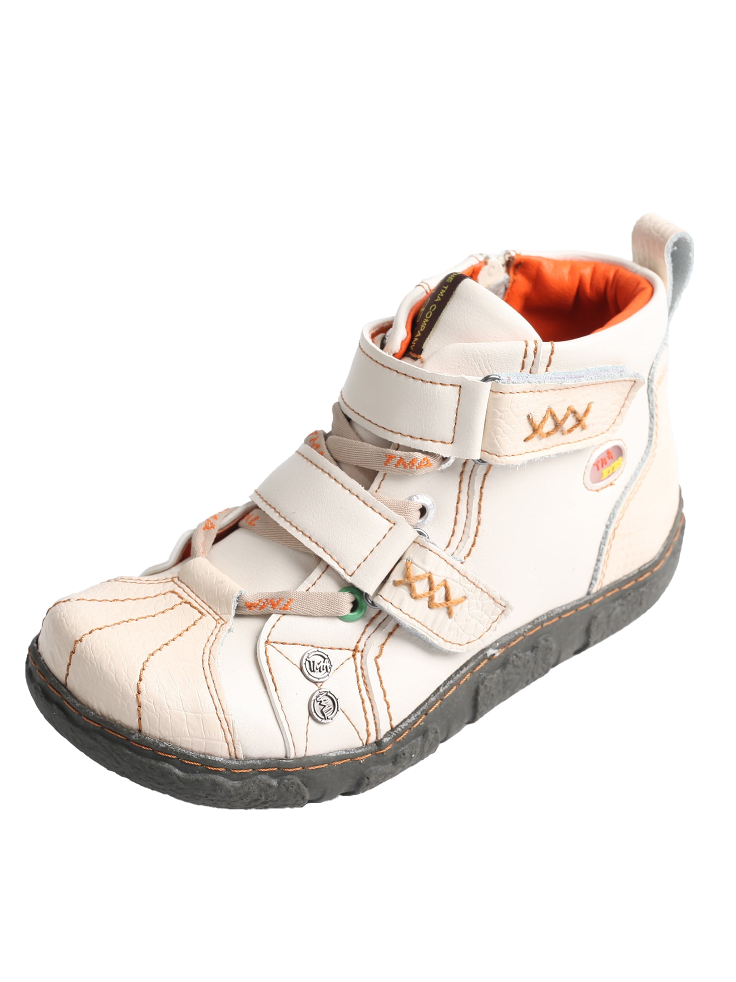 TMA EYES Two-Tone PU Leather Women's Ankle Boots - Walmart.com