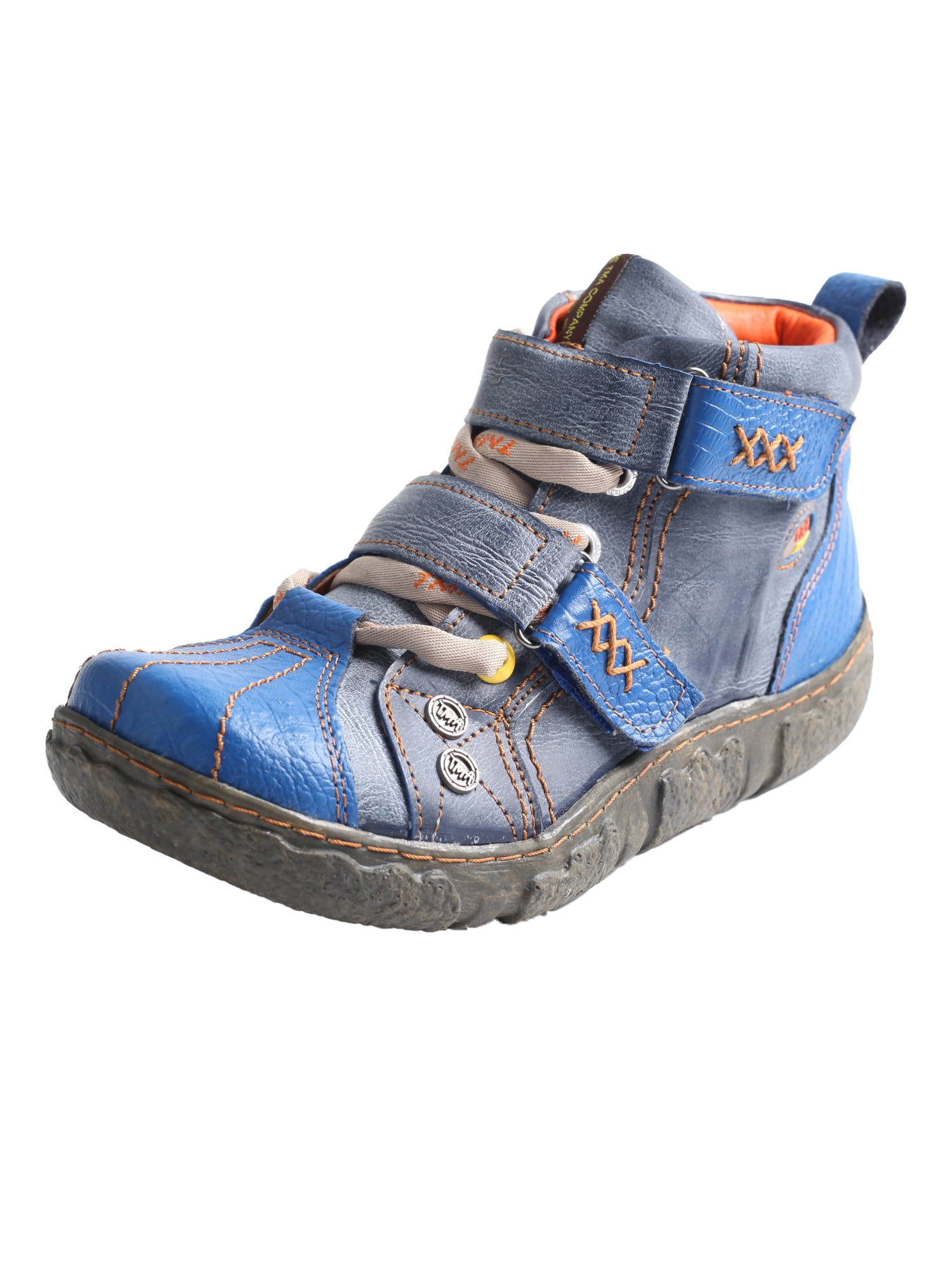 TMA EYES Two-Tone PU Leather Women's Ankle Boots - Walmart.com