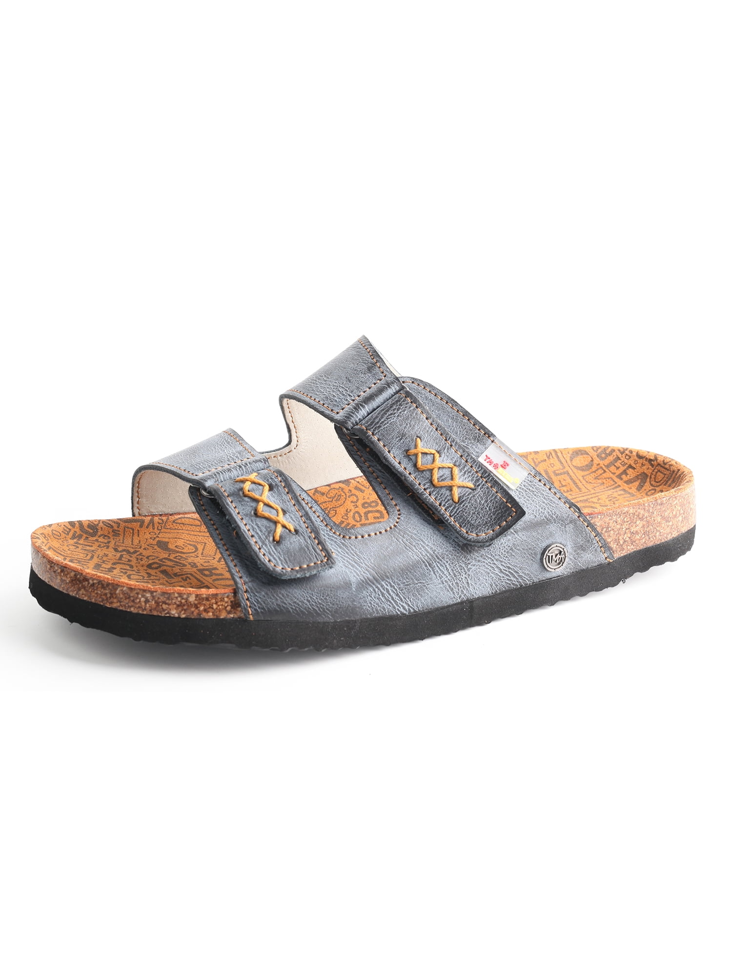 TMA EYES Women's Hand Stitching Open Toe Footbed Sandals Fashion Polka ...