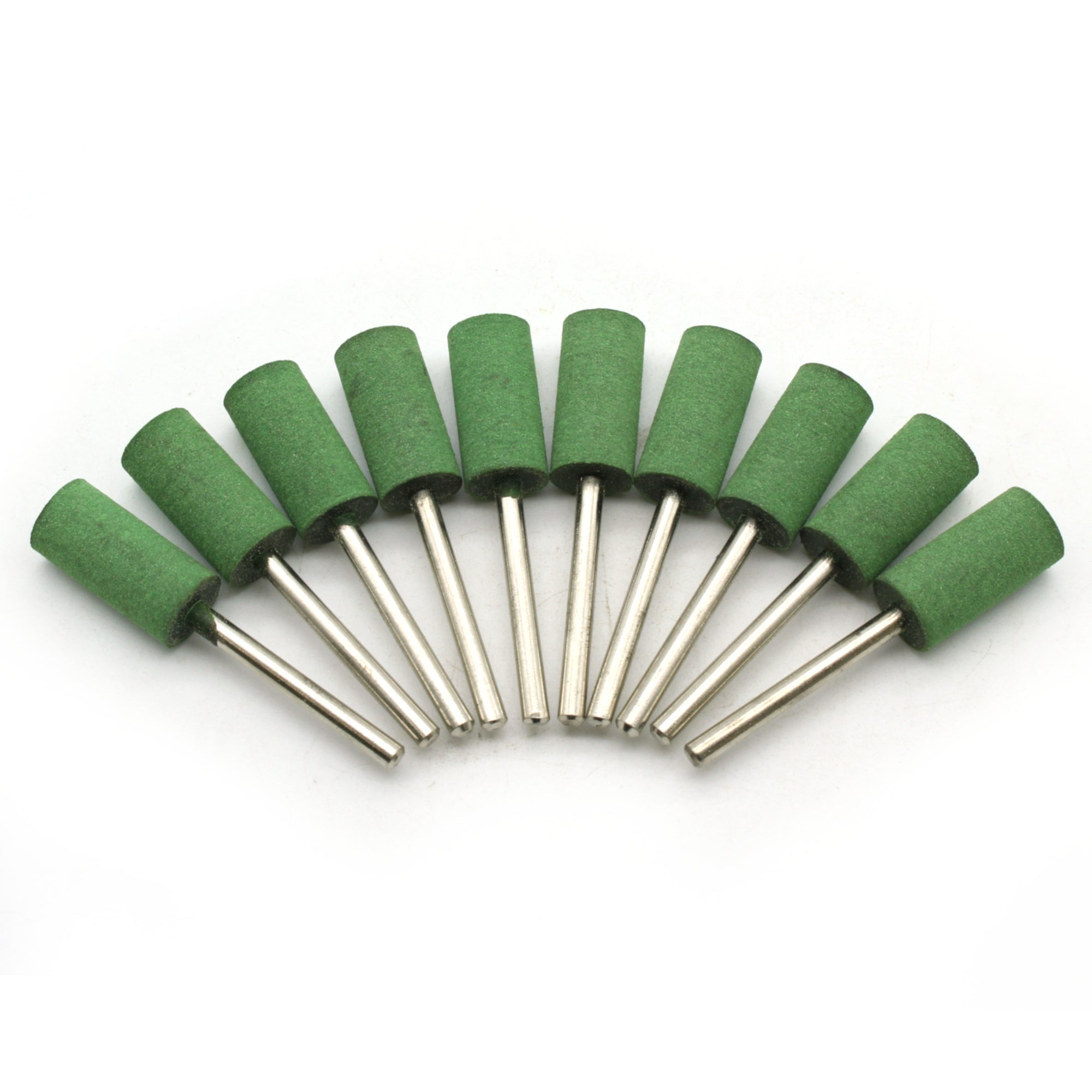 TMAX 10 pc 10 mm (3/8 Inch) Cylinder Rubber Rotary Tool Polishing Burr ...