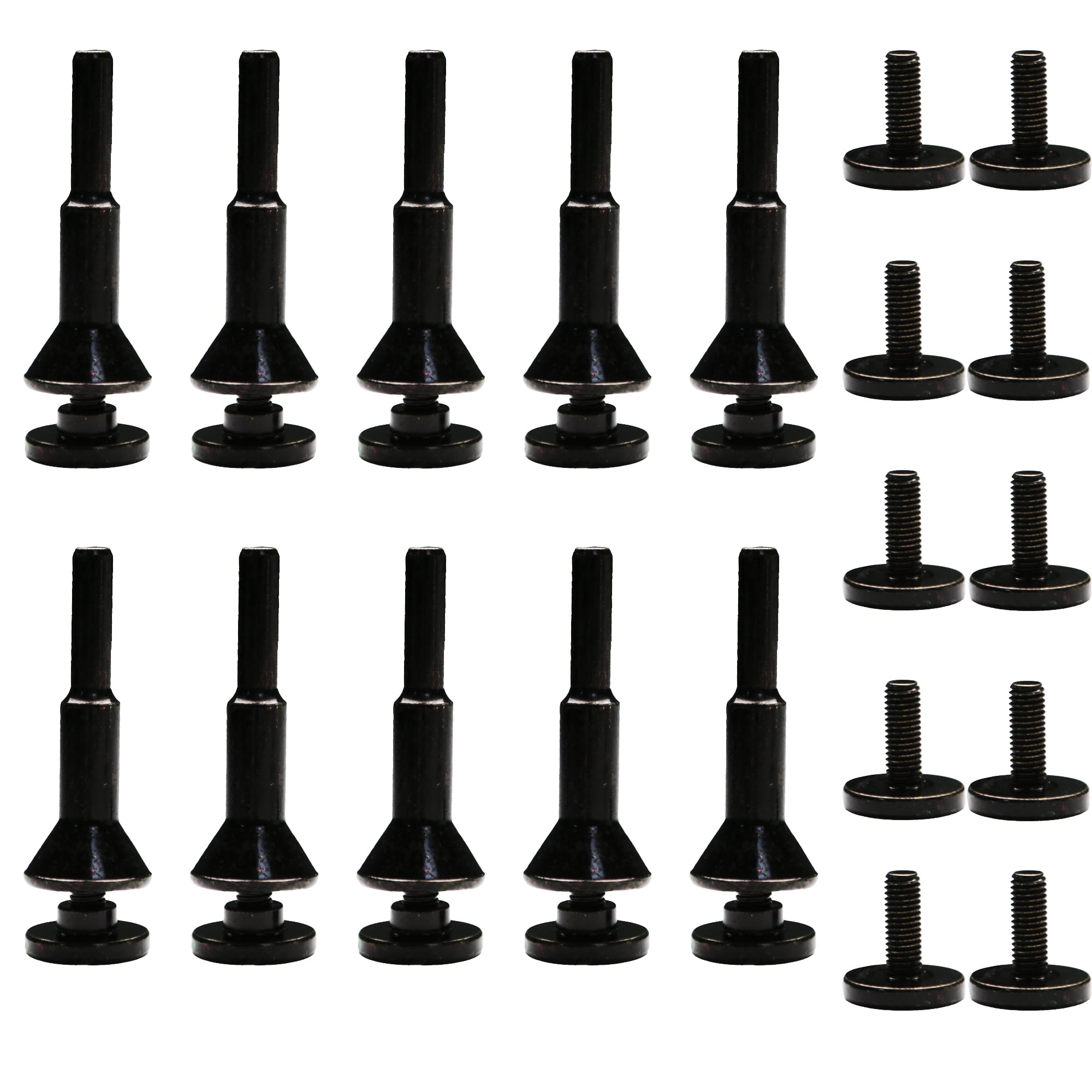 TMAX 10 pc Mounting Mandrel 3/8" & 1/4" Arbor Hole for Type 1 Cut-Off ...
