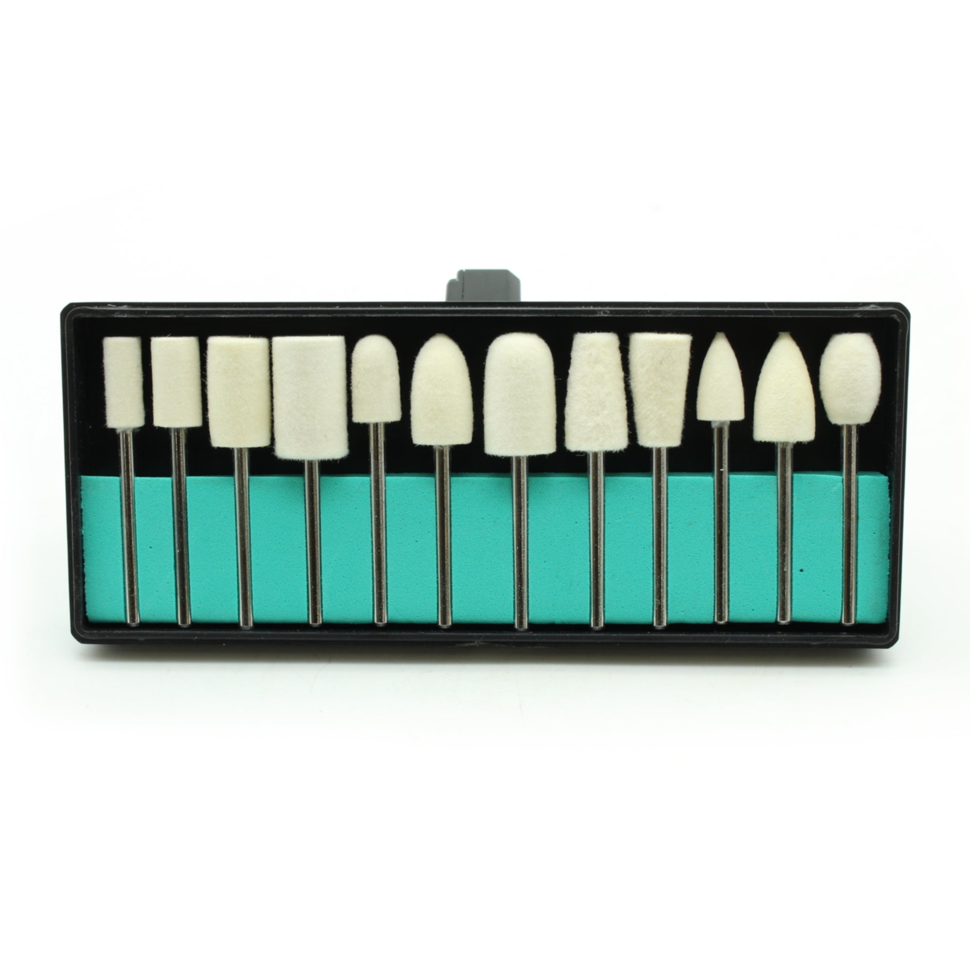 TMAX 12 Assorted Felt Wool Bob Burr Polishing Grinding with 1/8 Inch ...