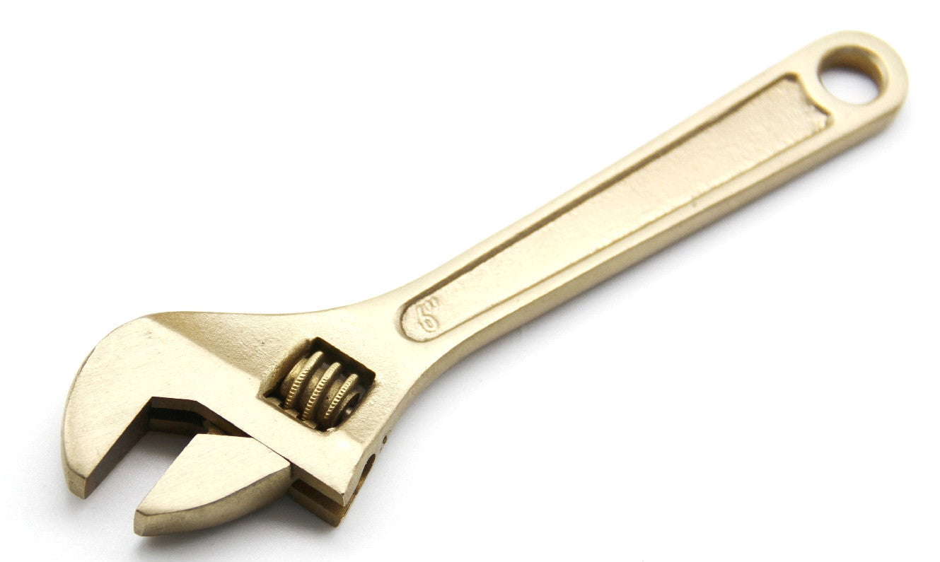 TMAX 6 inch Non Sparking Adjustable Wrench Aluminum-Bronze Non Spark ...