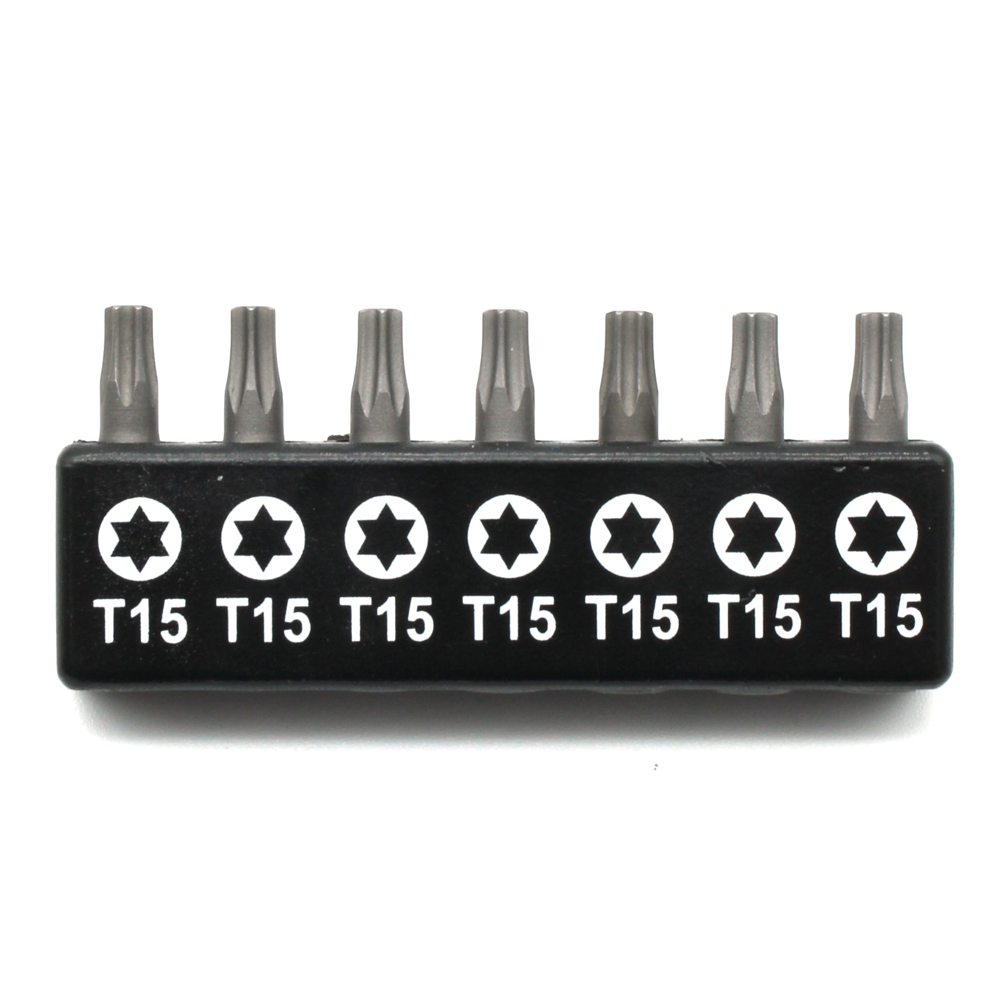 TMAX 7pc 1" T15 Torx Bit Set - Quick Change Star Driver Bits for T15 (T ...