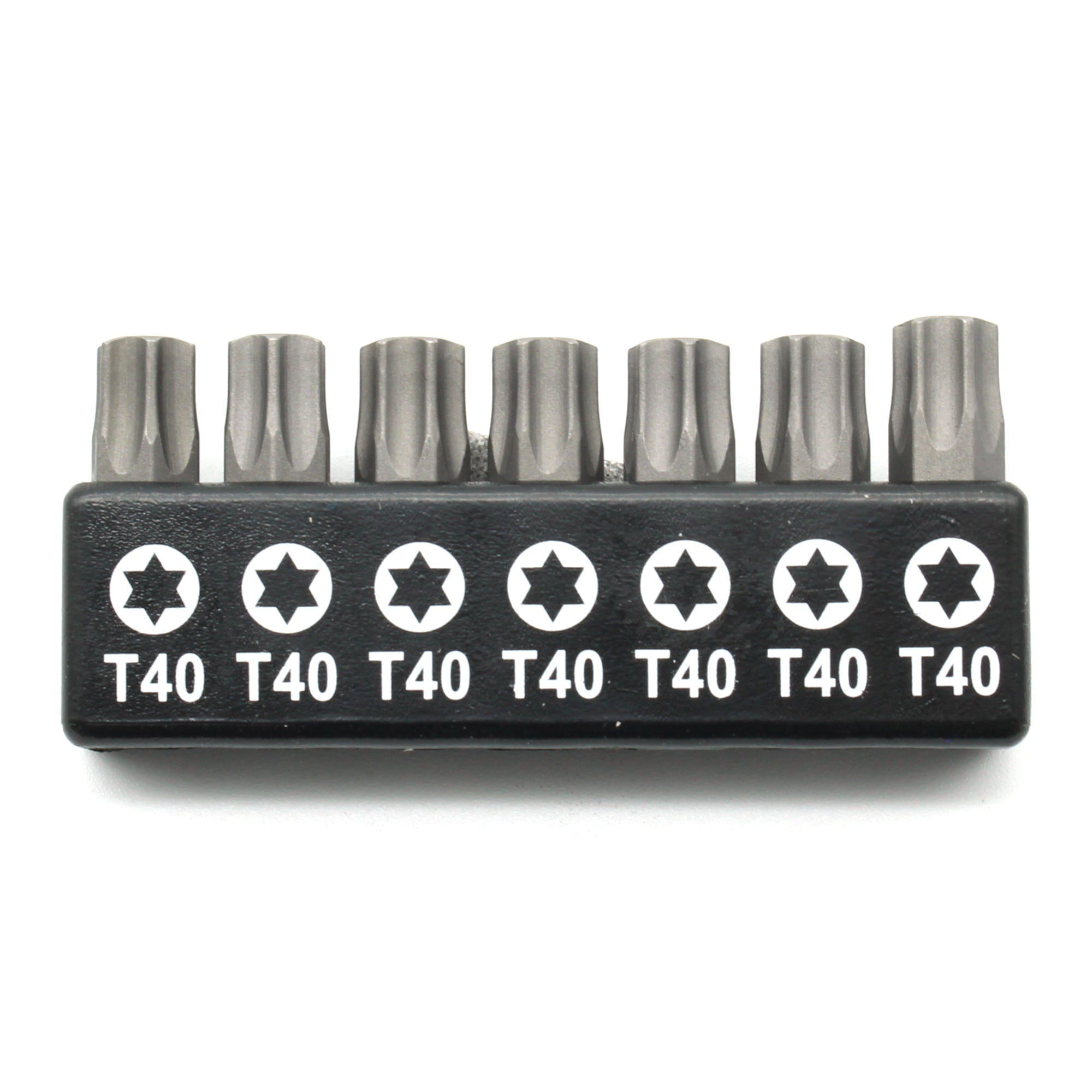TMAX 7pc 1" T40 Torx Bit Set - Quick Change Star Driver Bits for T40 (T ...