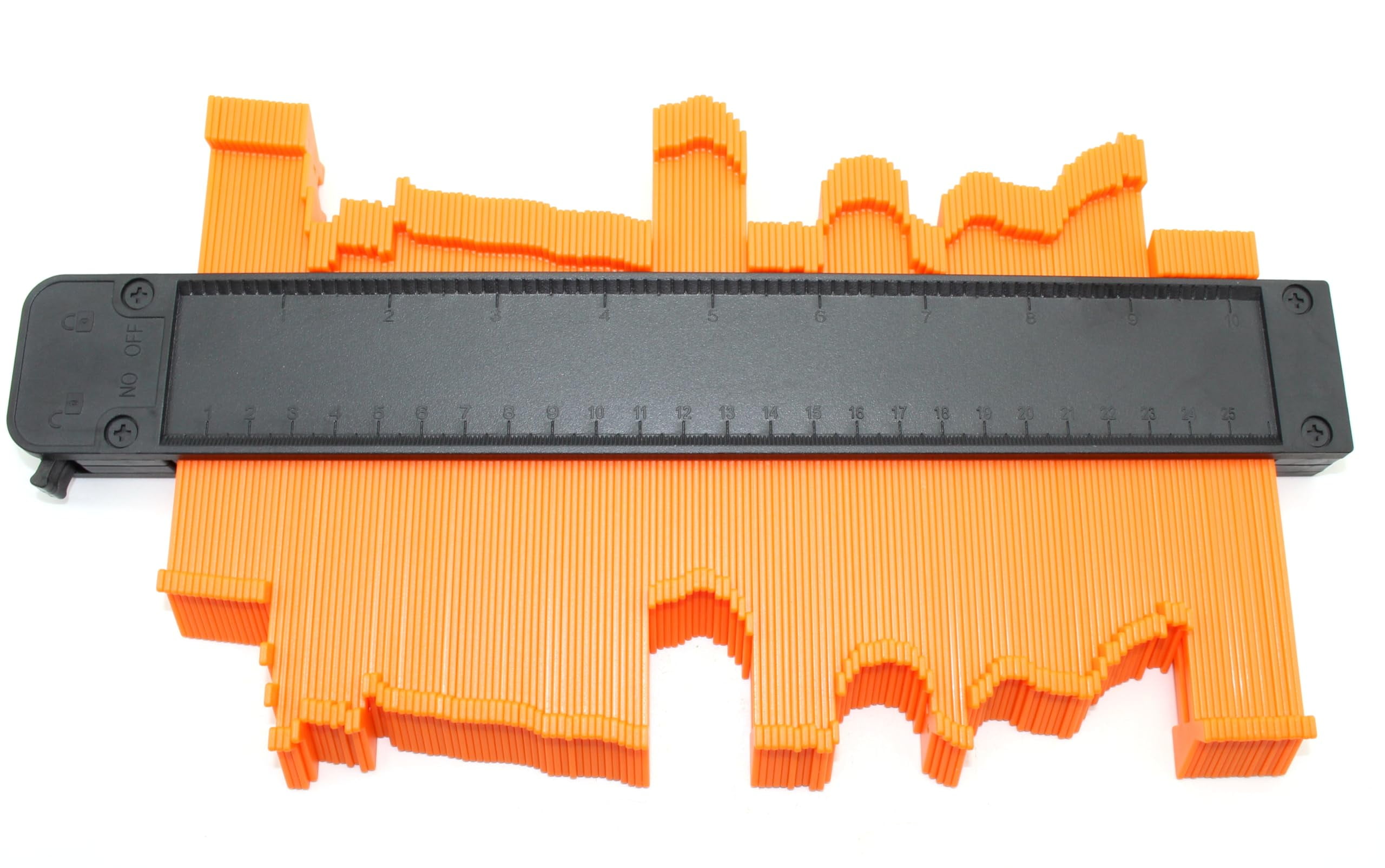 TMAX Contour Gauge with Lock, 10 Inch Profile Gauge Smart Measure Ruler ...