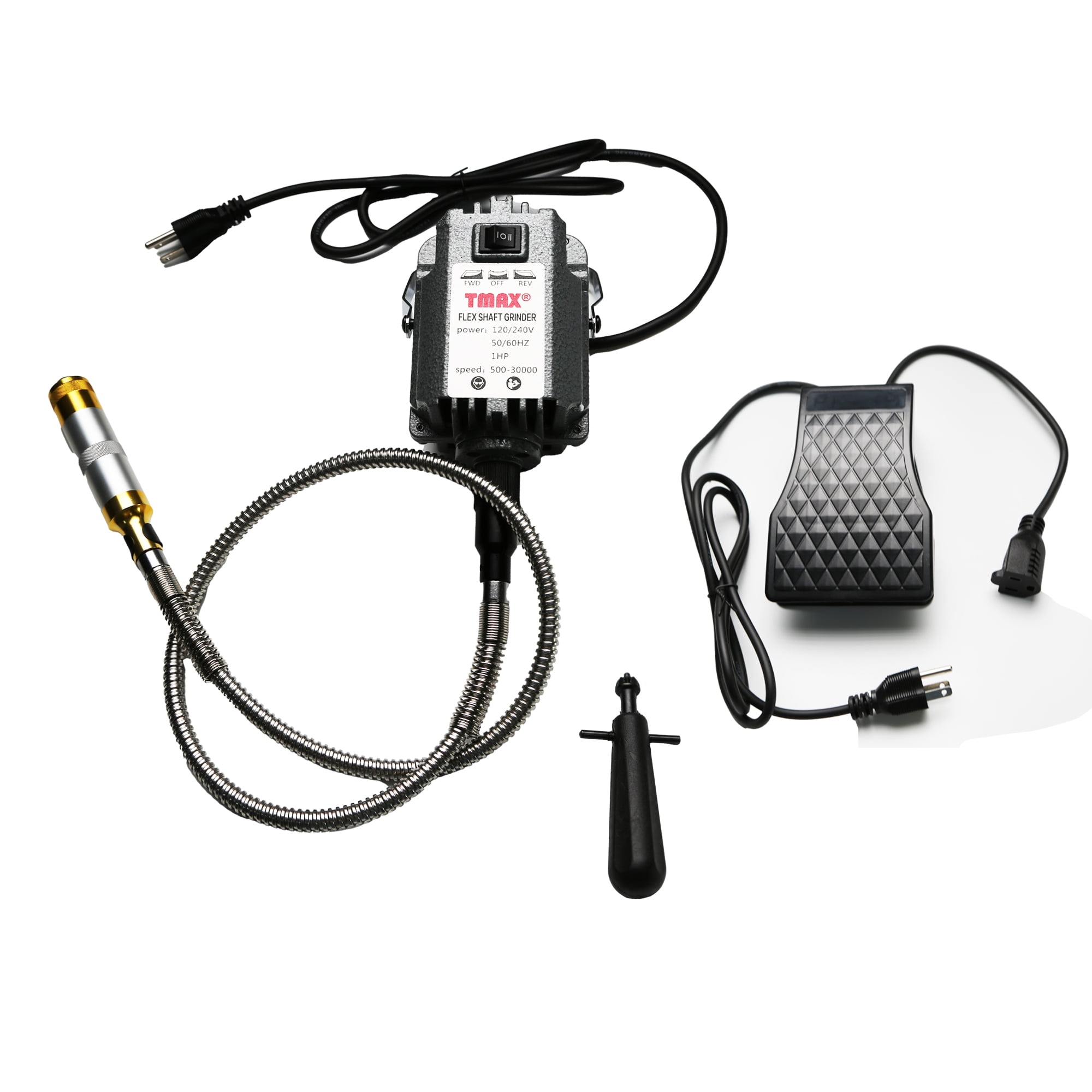 TMAX Heavy Duty Grinder Forward and Reverse Rotation with Foot Pedal ...