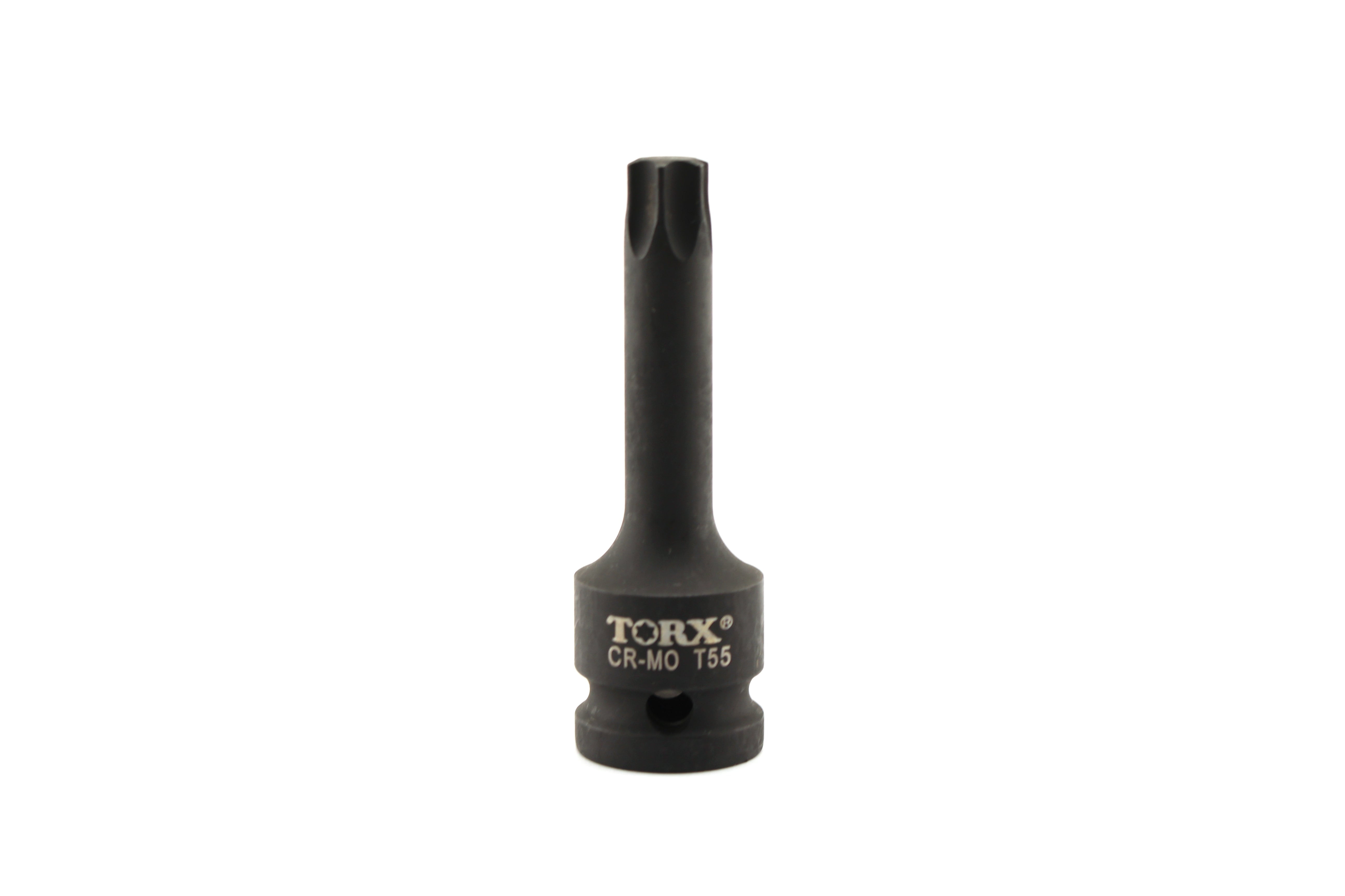 TMAX T55 3 Inch Long Torx Star 6 Point Black Impact Bit Socket Auto Repair Tool 1/2 Inch Square ...