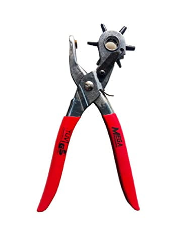 TMC Heavy Duty Leather Hole Punch Hand Pliers Belt Watch Bands Straps ...
