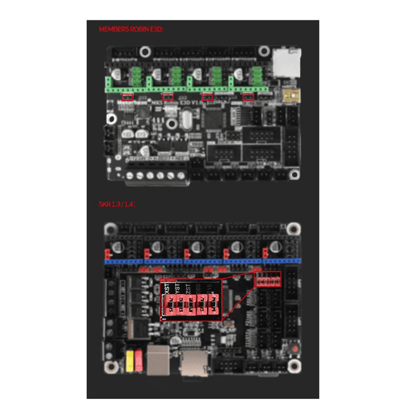TMC2209 V2 Stepper Motor Driver 2.5A Uart Ultra Silent for 3D Printers ...