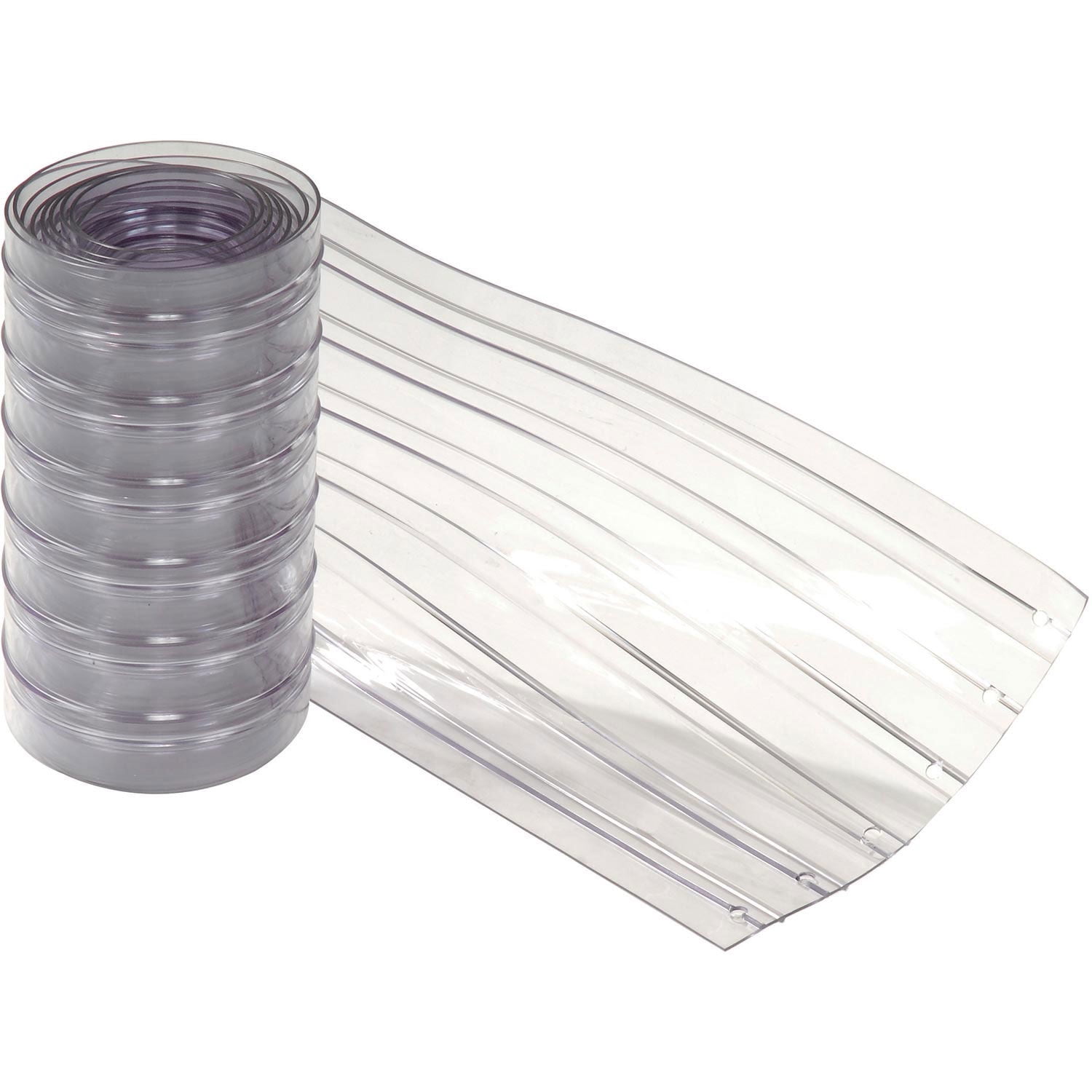 Replacement 12"" x 13' Scratch Resistant Ribbed Clear Strip for Strip ...