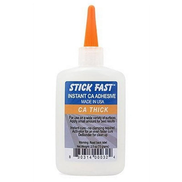Stick Fast Strong Setting Wood CA Cyanoacrylate Adhesive Super Glue, 1 ...