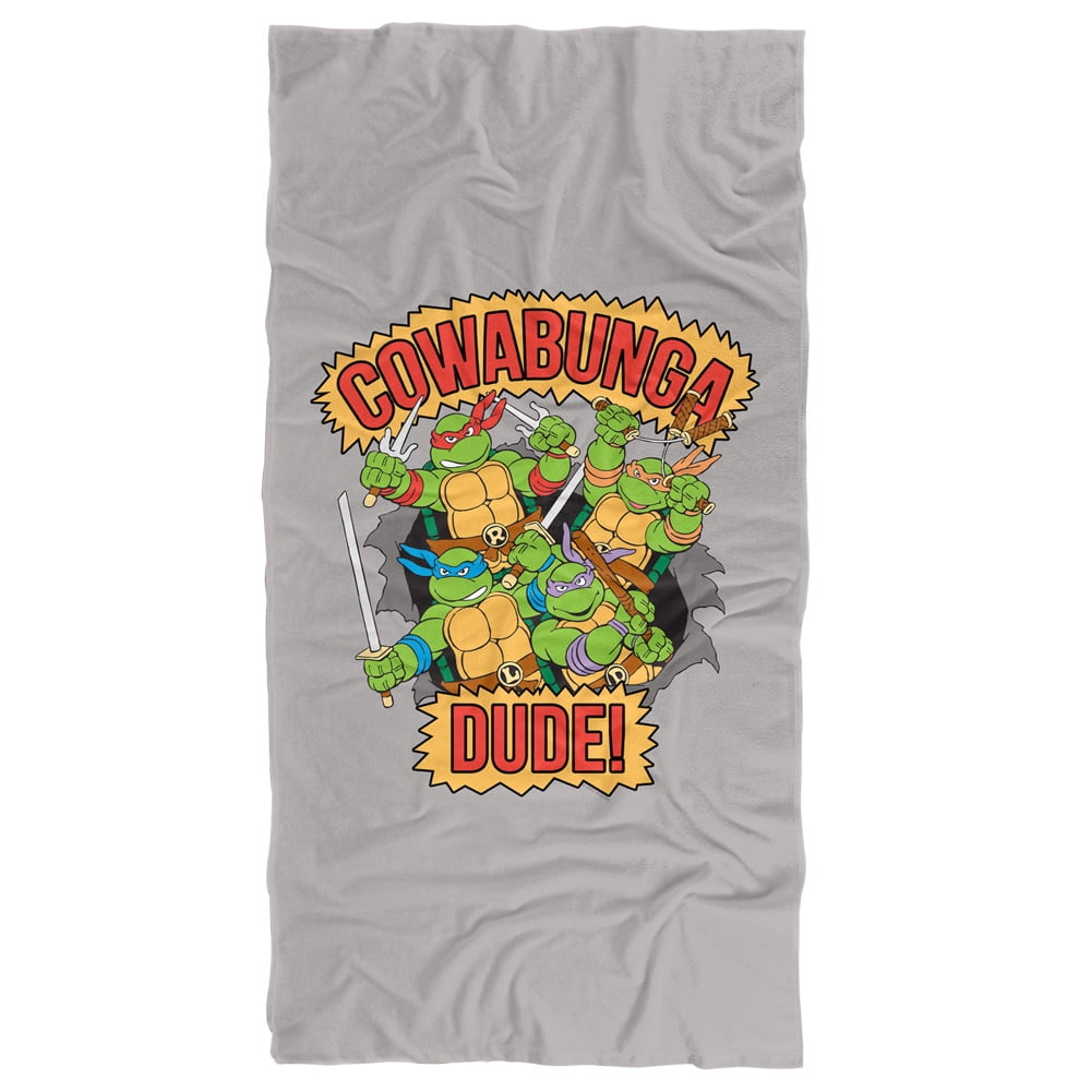 TMNT Beach Towel, 30"x60", Cowabunga Dude Beach Towel - Walmart.com