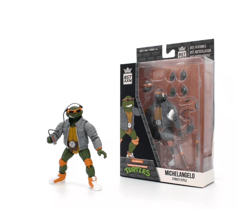 Teenage Mutant Ninja Turtles: Best Action Figure Street Michelangelo 5 ...