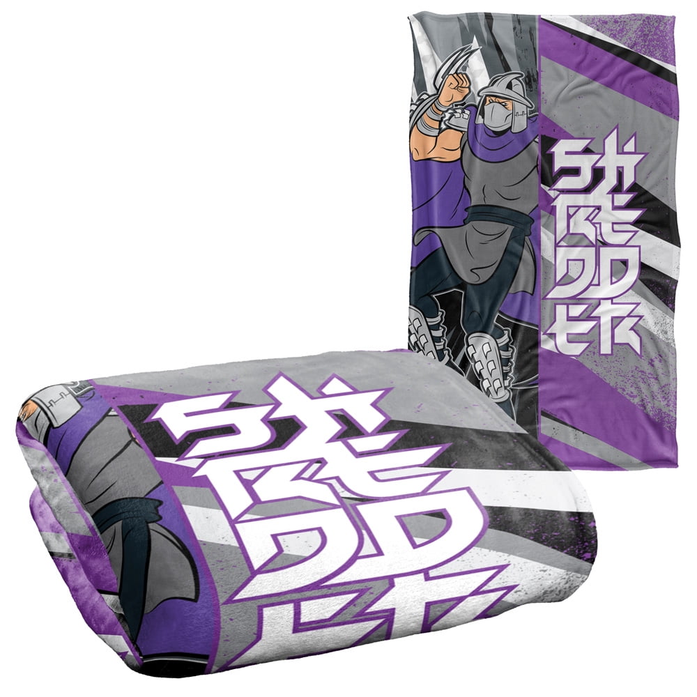TMNT Blanket, 36"x58" TMNT Shredder Silky Touch Super Soft Throw ...