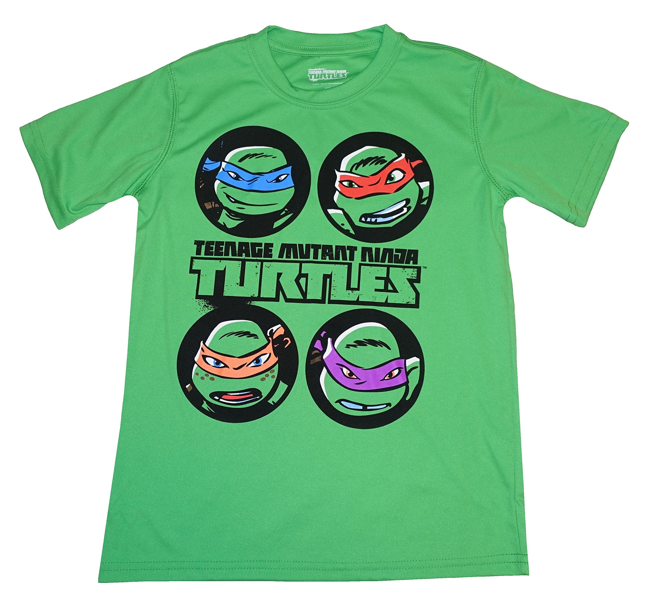 TMNT Boy's 4 Face Tee Shirt (X-Large (14/16)) - Walmart.com