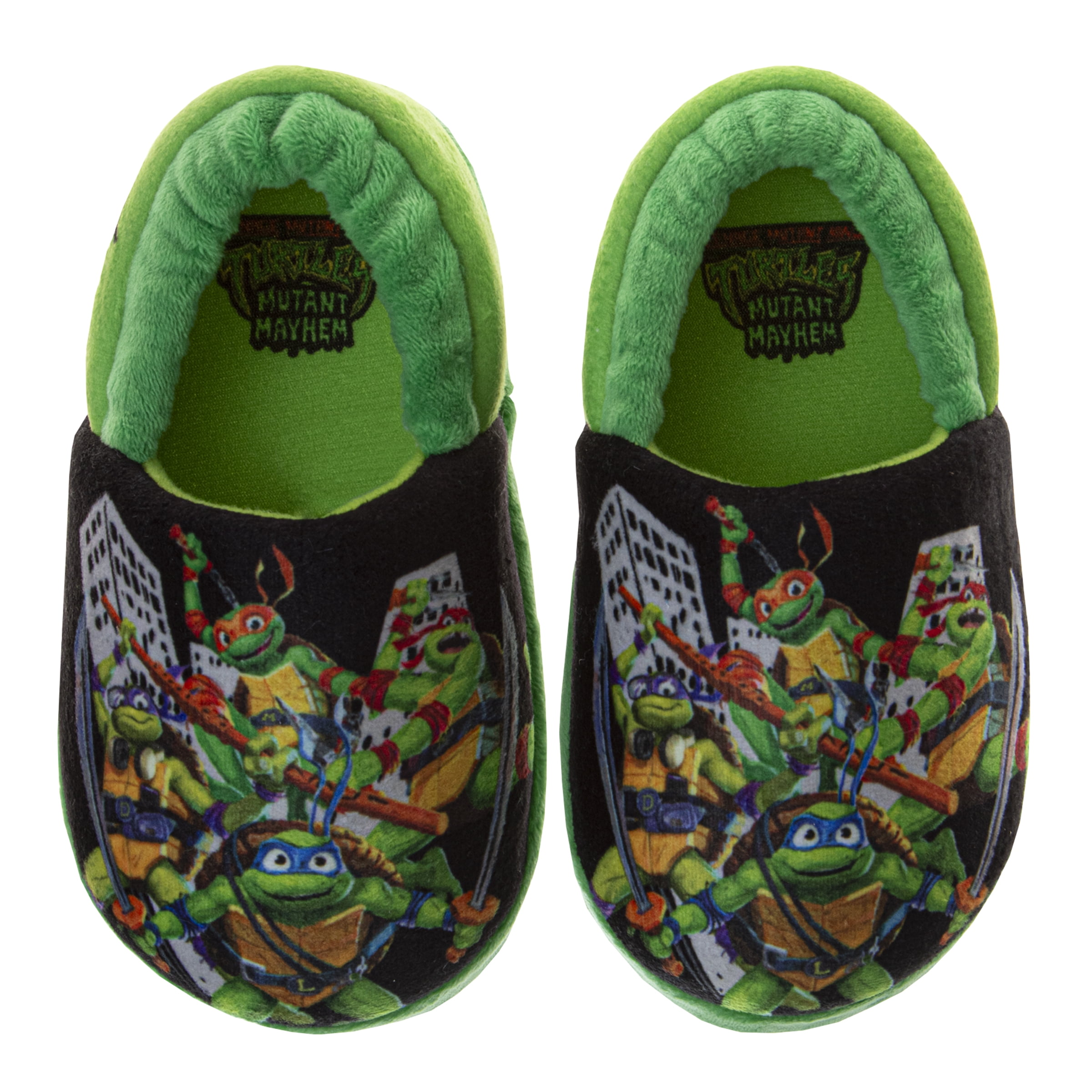 TMNT Boys' Dual Sizes Slippers (Toddler/Little Kids) - Walmart.com