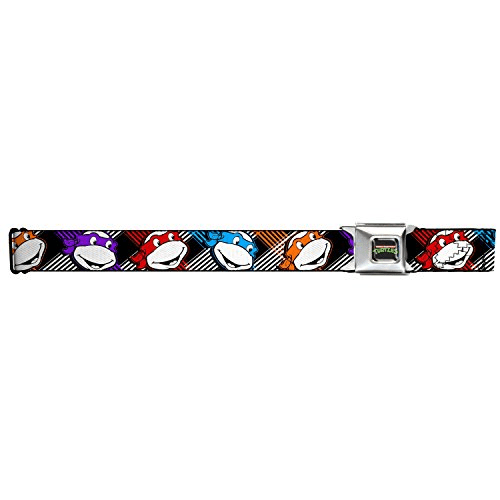 Nickelodeon Belt, Seatbelt Buckle Belt, Ninja Turtles Masked Faces ...