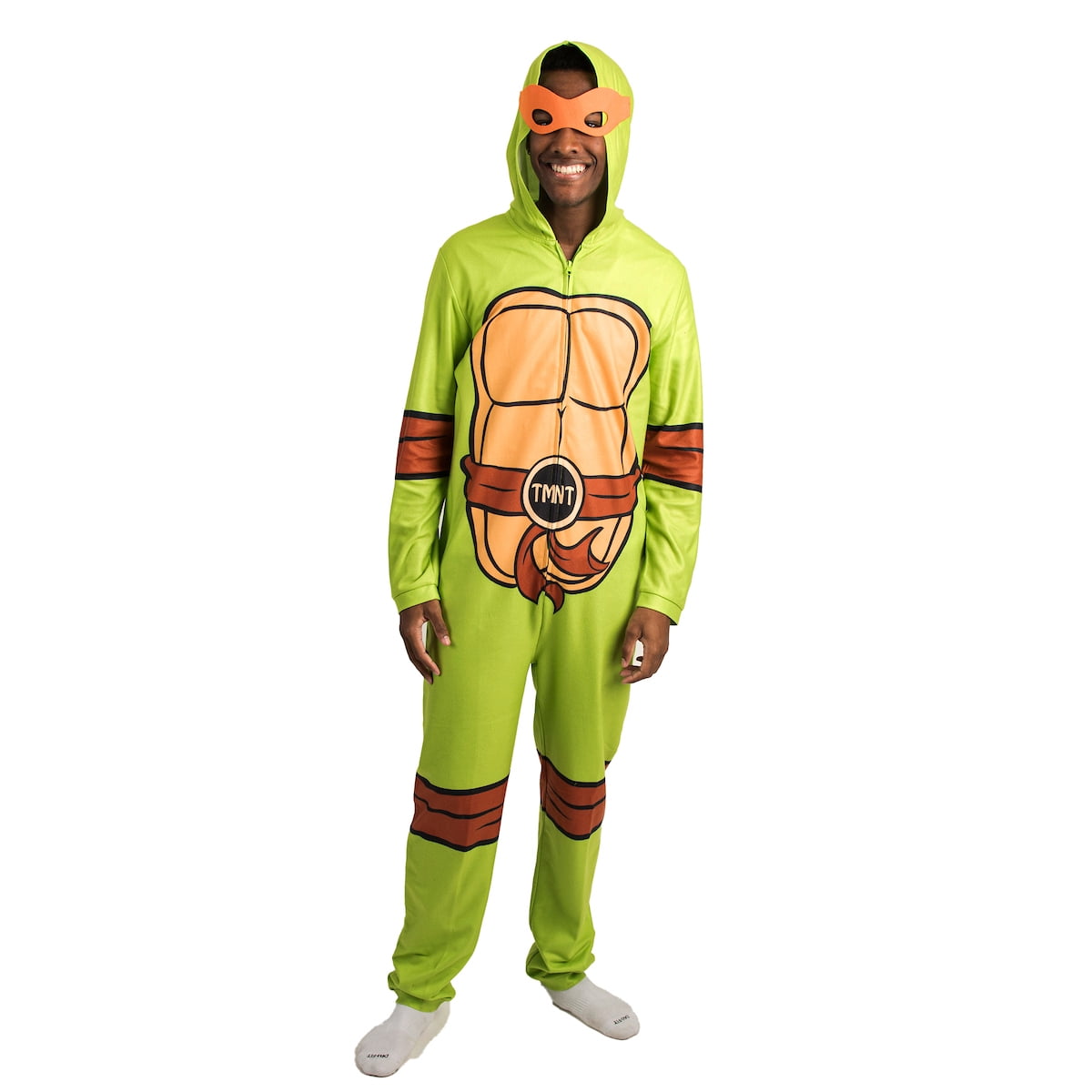 TMNT Teenage Mutant Ninja Turtles Hooded Cosplay Onesie Costume Union ...