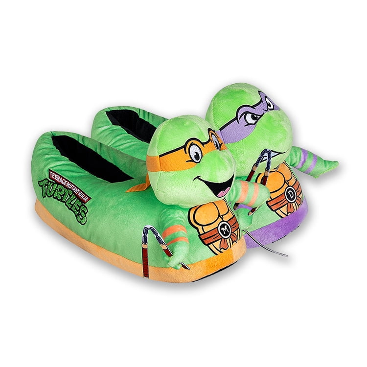 TMNT Mikey & Donnie 3D Slippers - Walmart.com