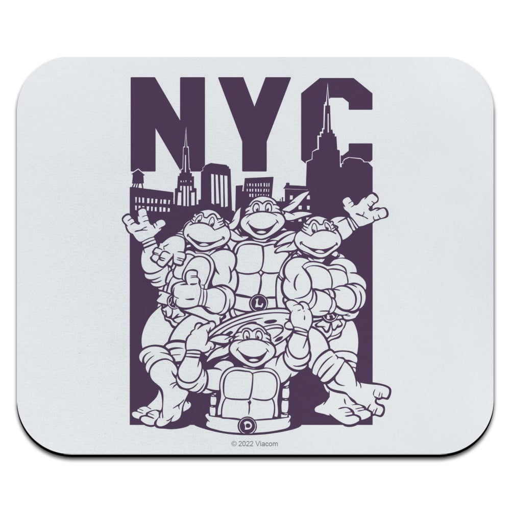 TMNT NYC Turtles Low Profile Thin Mouse Pad Mousepad - Walmart.com