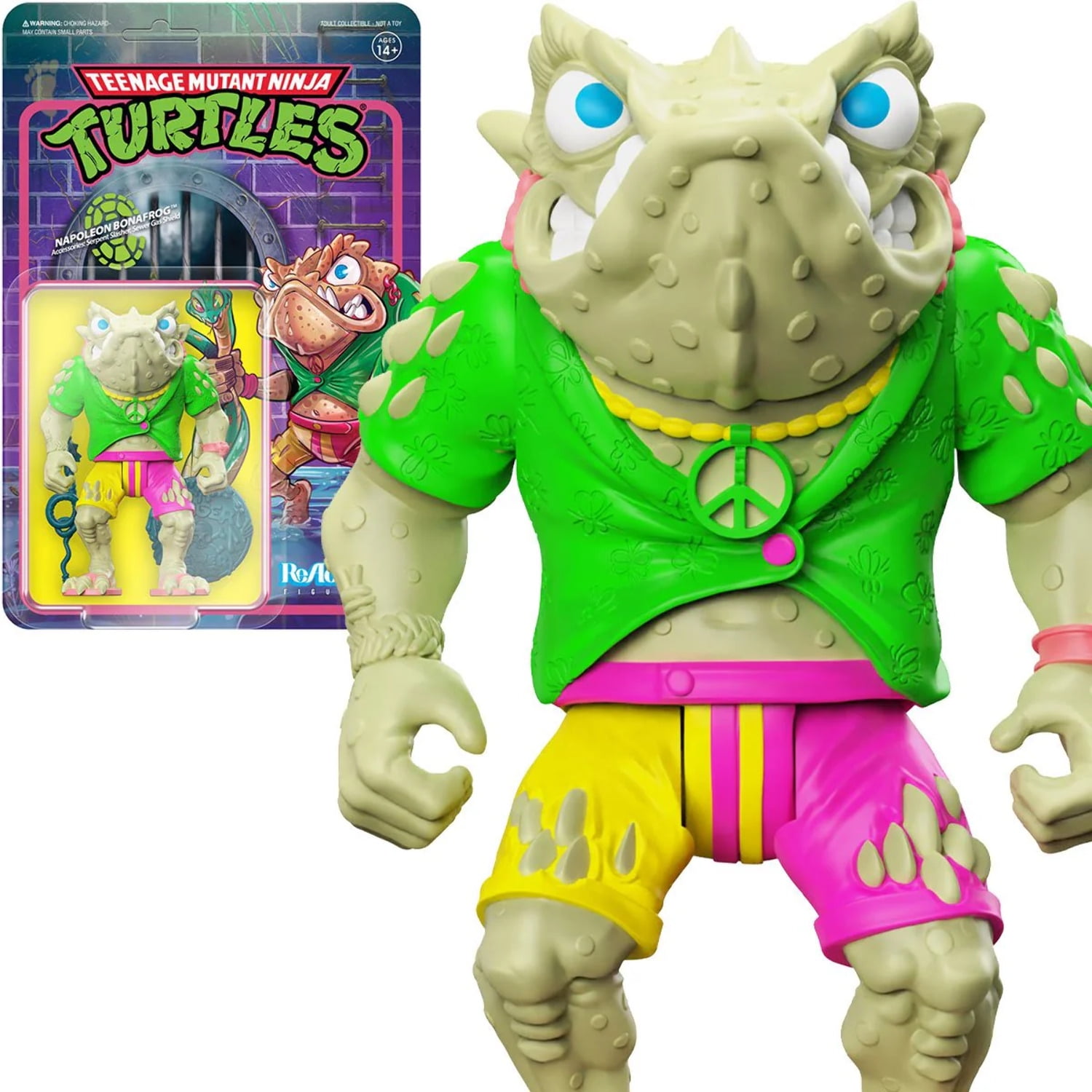 TMNT Napoleon Bonafrog ReAction Figure - Walmart.com