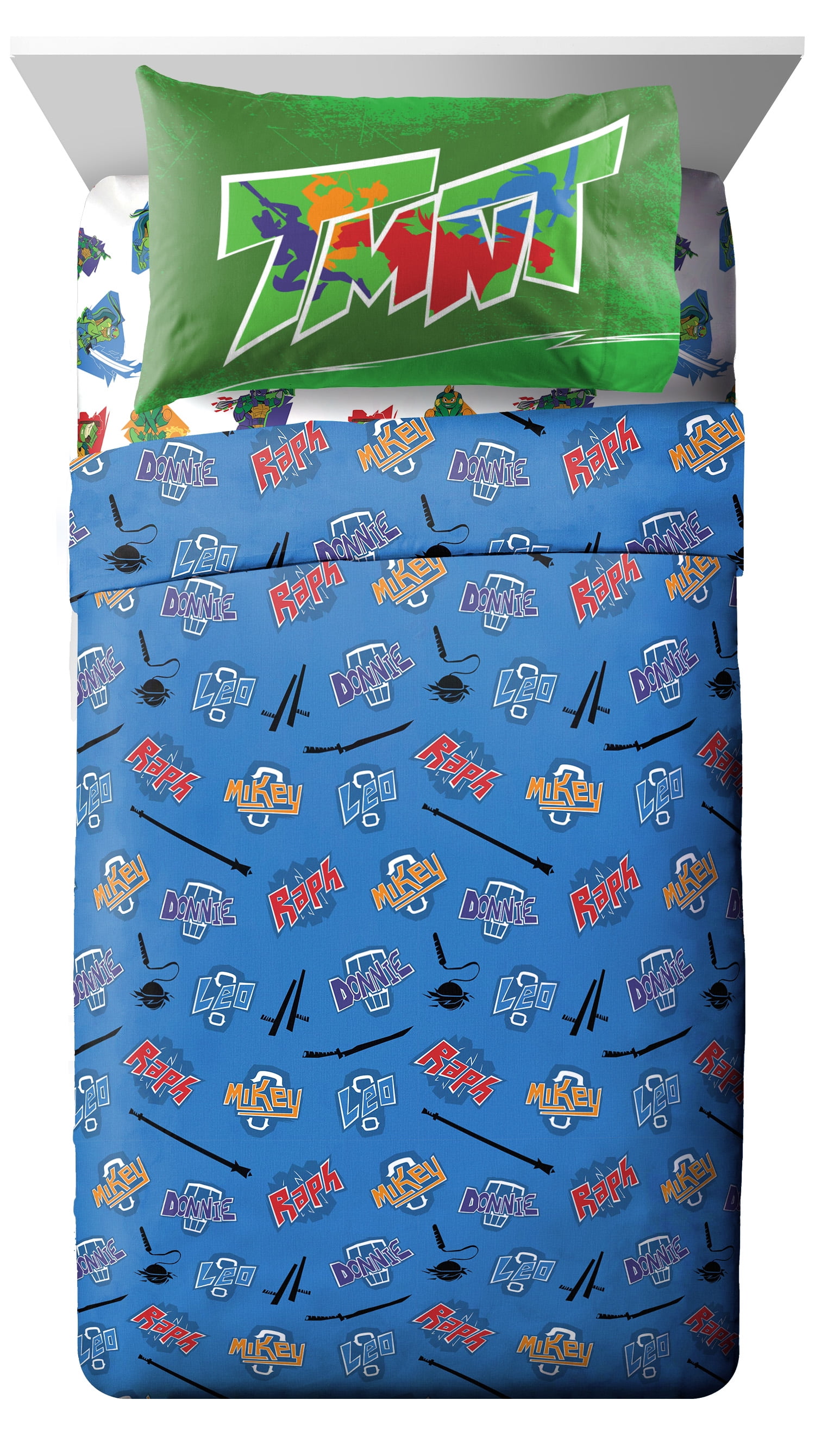Teenage Mutant Ninja Turtles Ninja Night Bed Sheet Set - Walmart.com