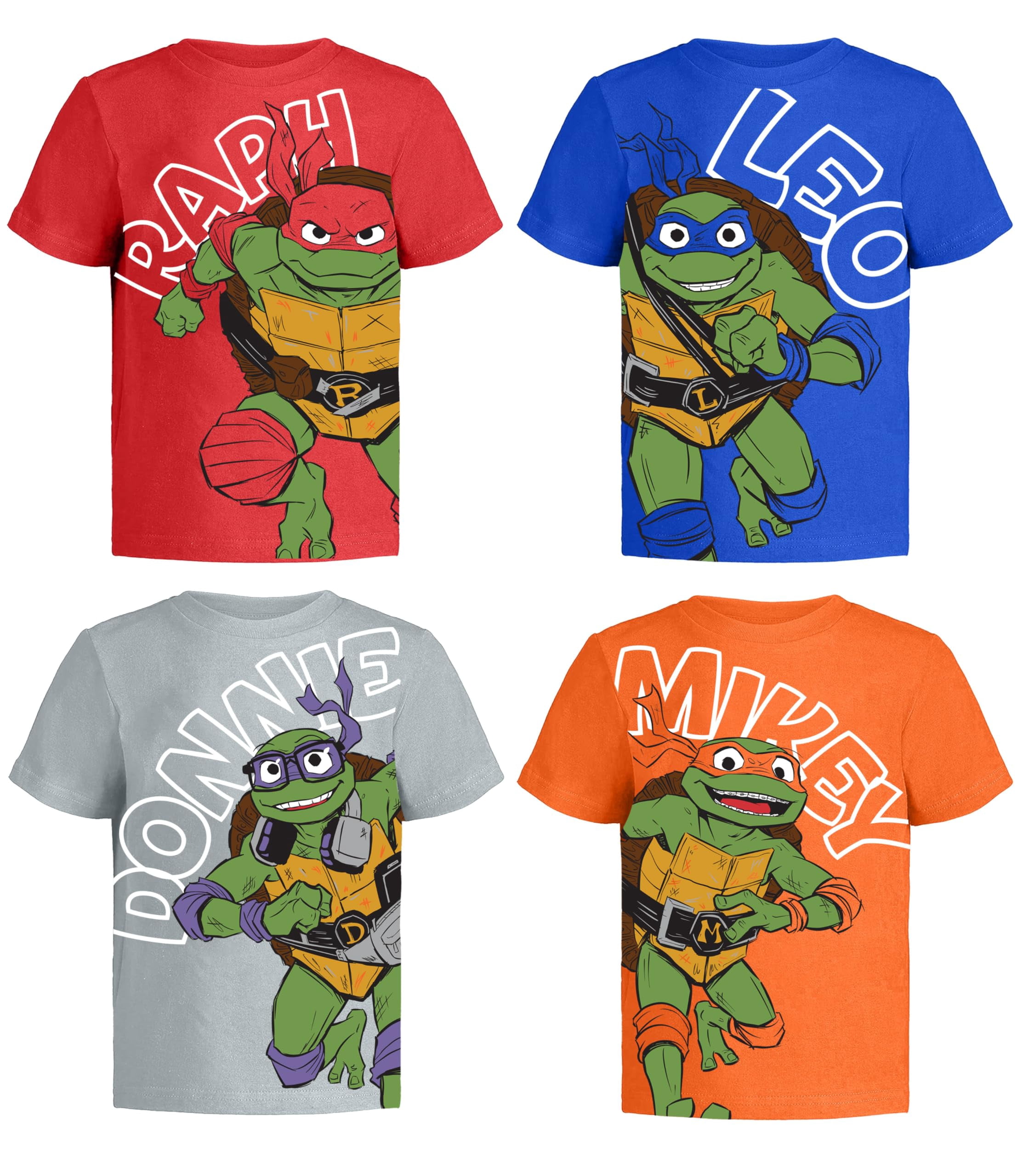 TMNT Ninja Turtles T-Shirt Outfit Boy Tee Toddlers Birthday to Kids ...