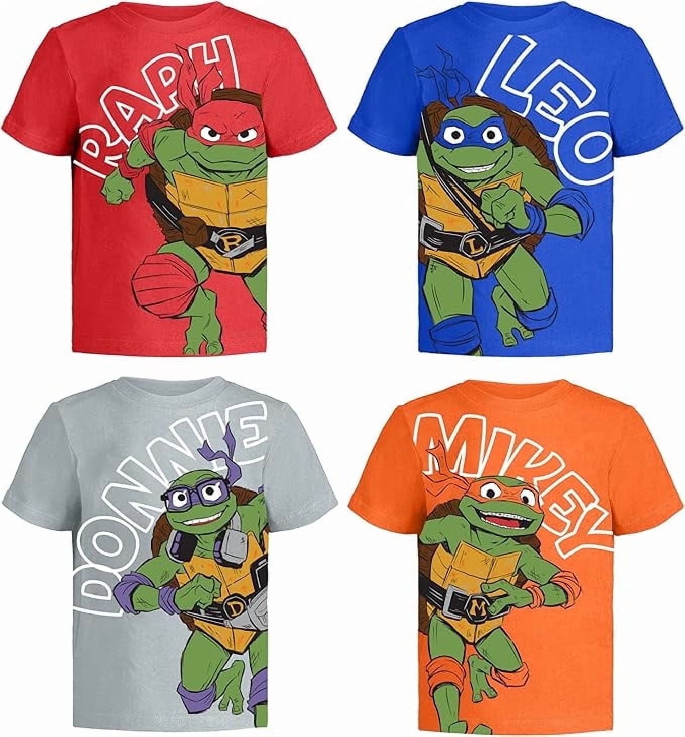 Nickelodeon Ninja Turtles T-Shirt, Toddler Boy Tee Kids Clothes ...