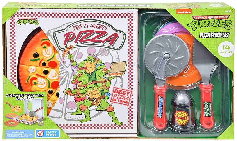 TMNT Pizza Party Playset in Box, Ninja Turtles, Playset - Walmart.com