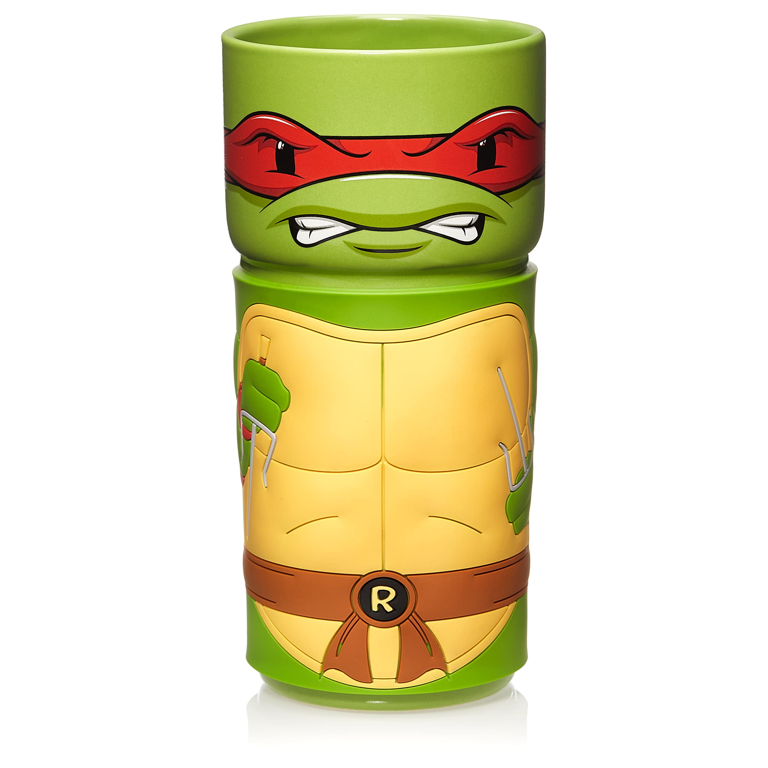 CosCups by Numskull TMNT Raphael Ceramic Mug Gift with Rubber Sleeve ...