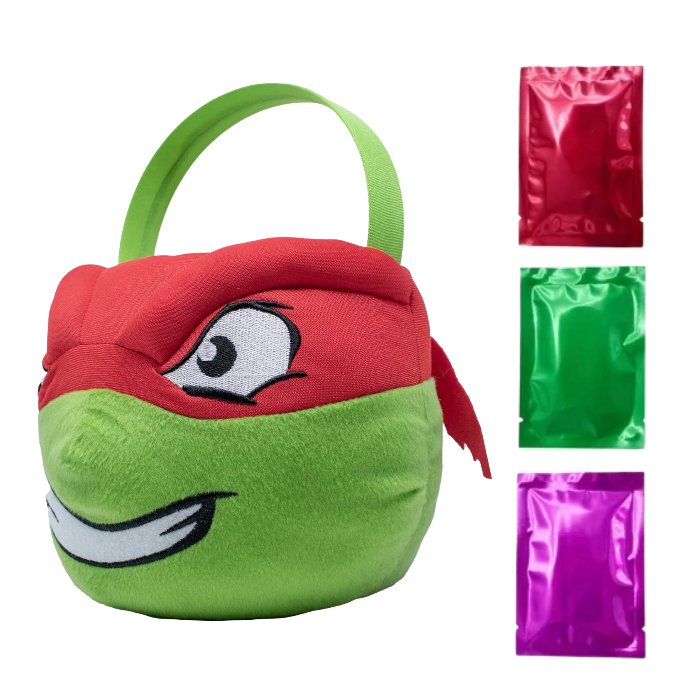 TMNT Raphael Medium Plush Basket Soft Character Reusable Halloween ...