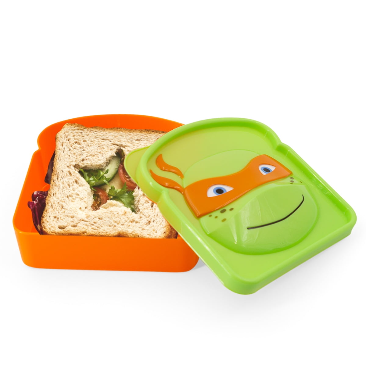 TMNT Sandwich Saver Lunch Container Kids Teenage Mutant Ninja Turtles ...