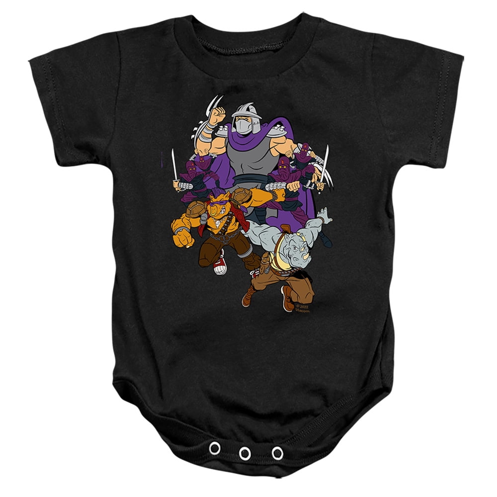 TMNT Shredder And Foot Clan Unisex Infant Snap Suit for Baby (12 Months ...