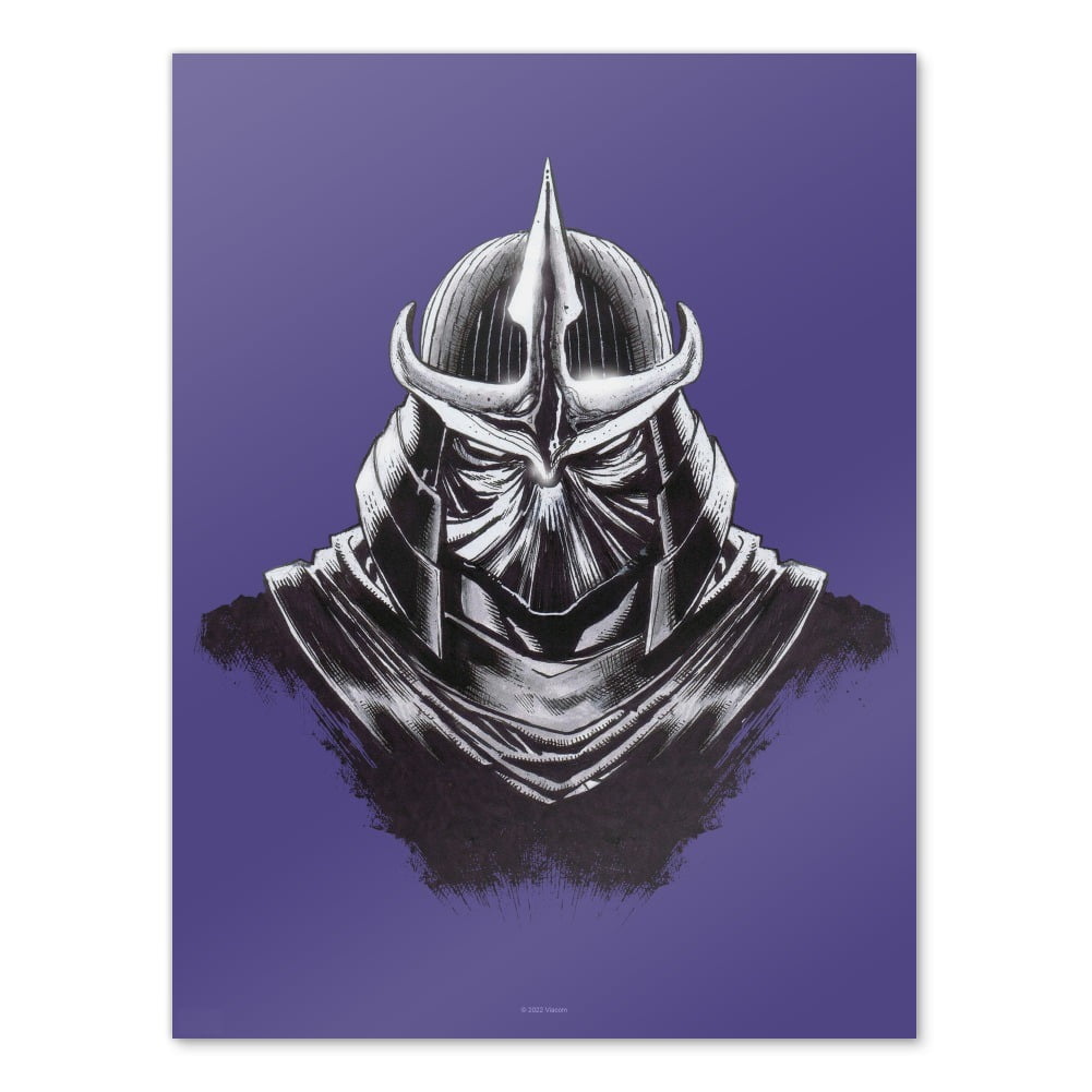 TMNT Shredder Head Wall Art Picture Paper Poster Décor Home Decoration ...