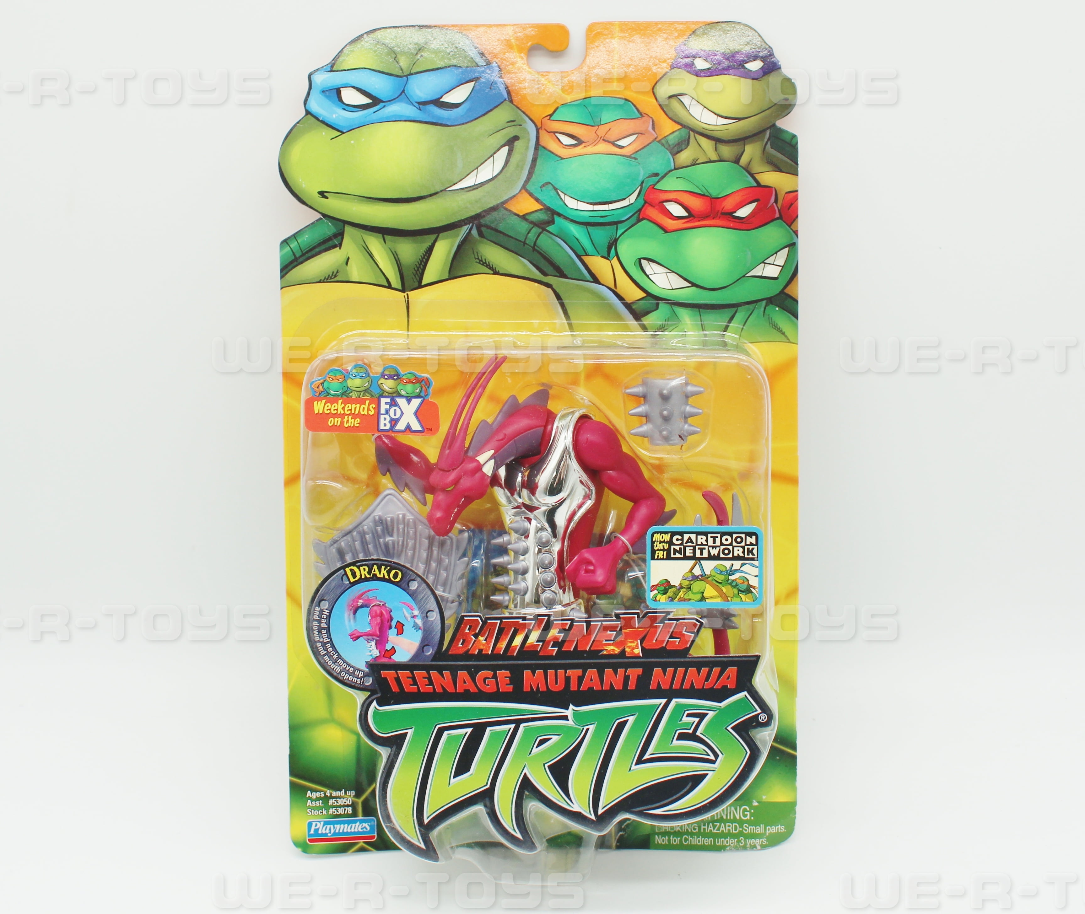 TMNT Teenage Mutant Ninja Turtles Battlenexus Drako Action Figure No ...