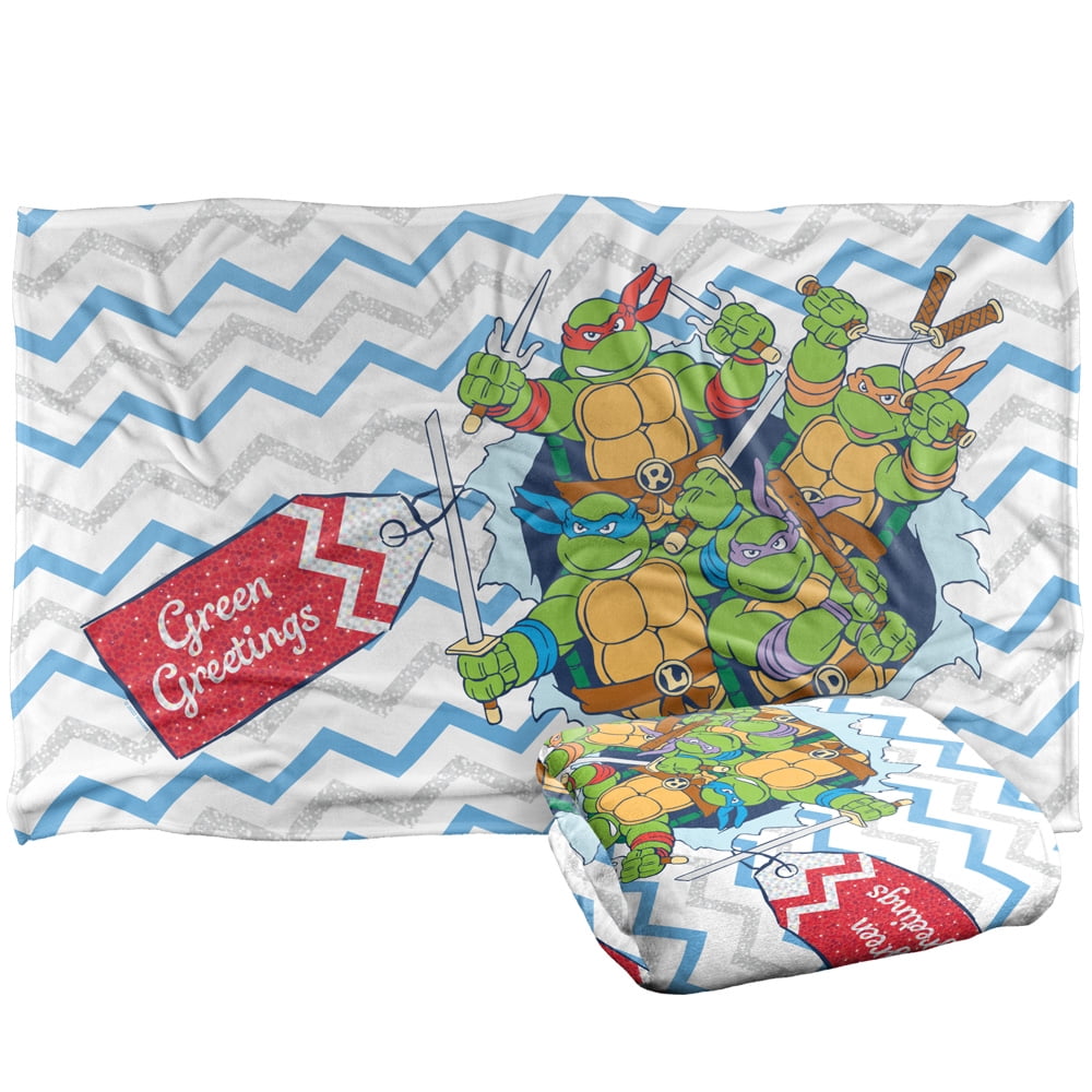 TMNT Teenage Mutant Ninja Turtles Blanket, 36'x58' Package Burst Silky ...