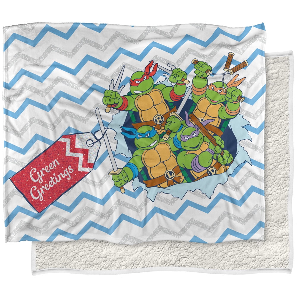 TMNT Teenage Mutant Ninja Turtles Blanket, 50'x60' Package Burst Silky ...