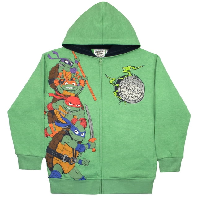 TMNT Teenage Mutant Ninja Turtles Boys Hoodie Jacket (Size 8-16 ...