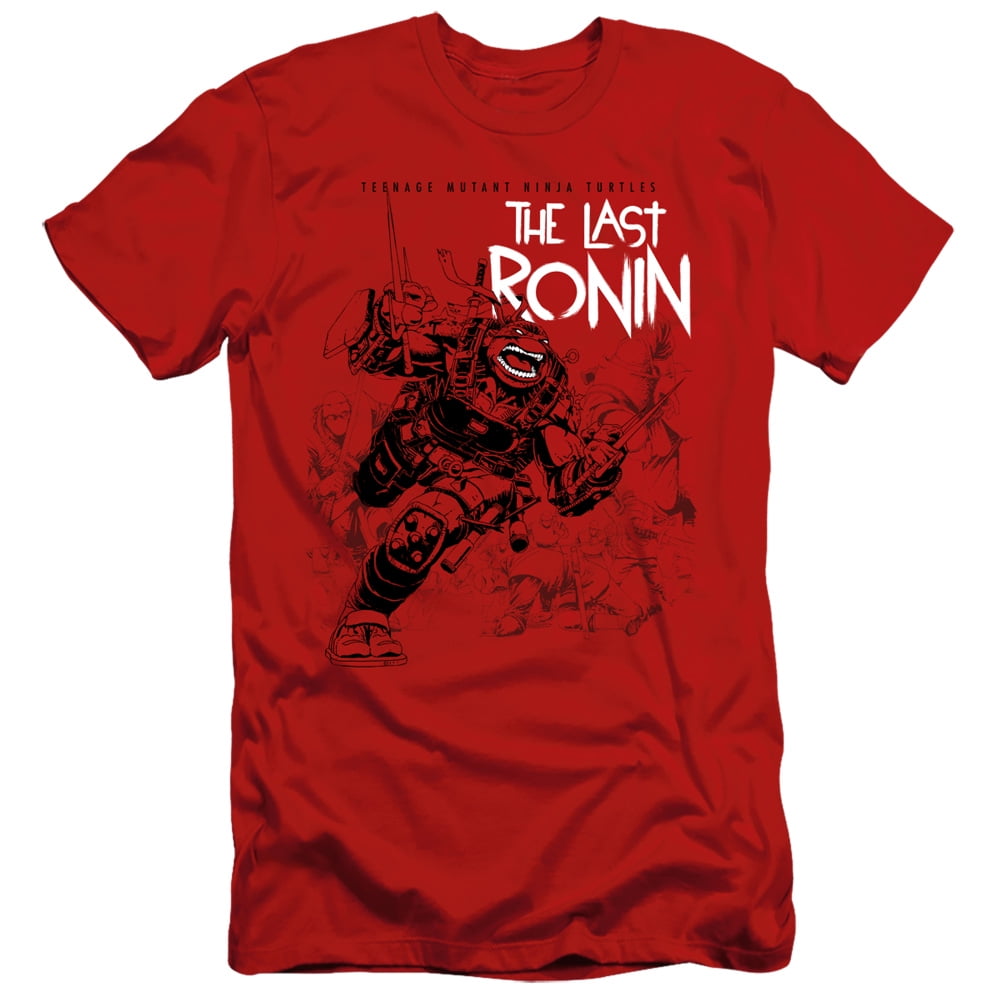 TMNT Teenage Mutant Ninja Turtles, Charging Ronin Adult Short-Sleeve T ...